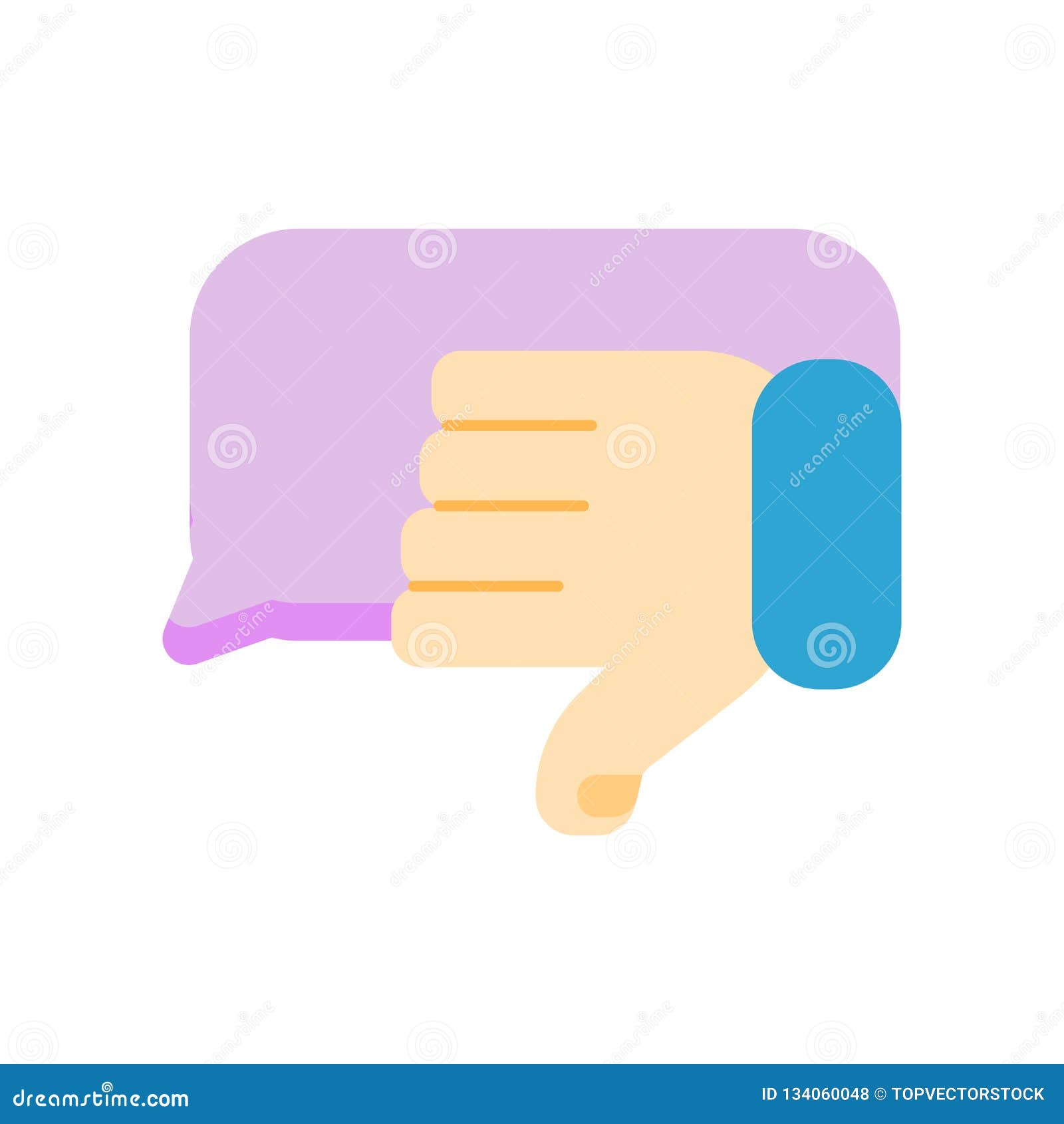 Dissatisfaction Icon Vector Isolated on White Background ...