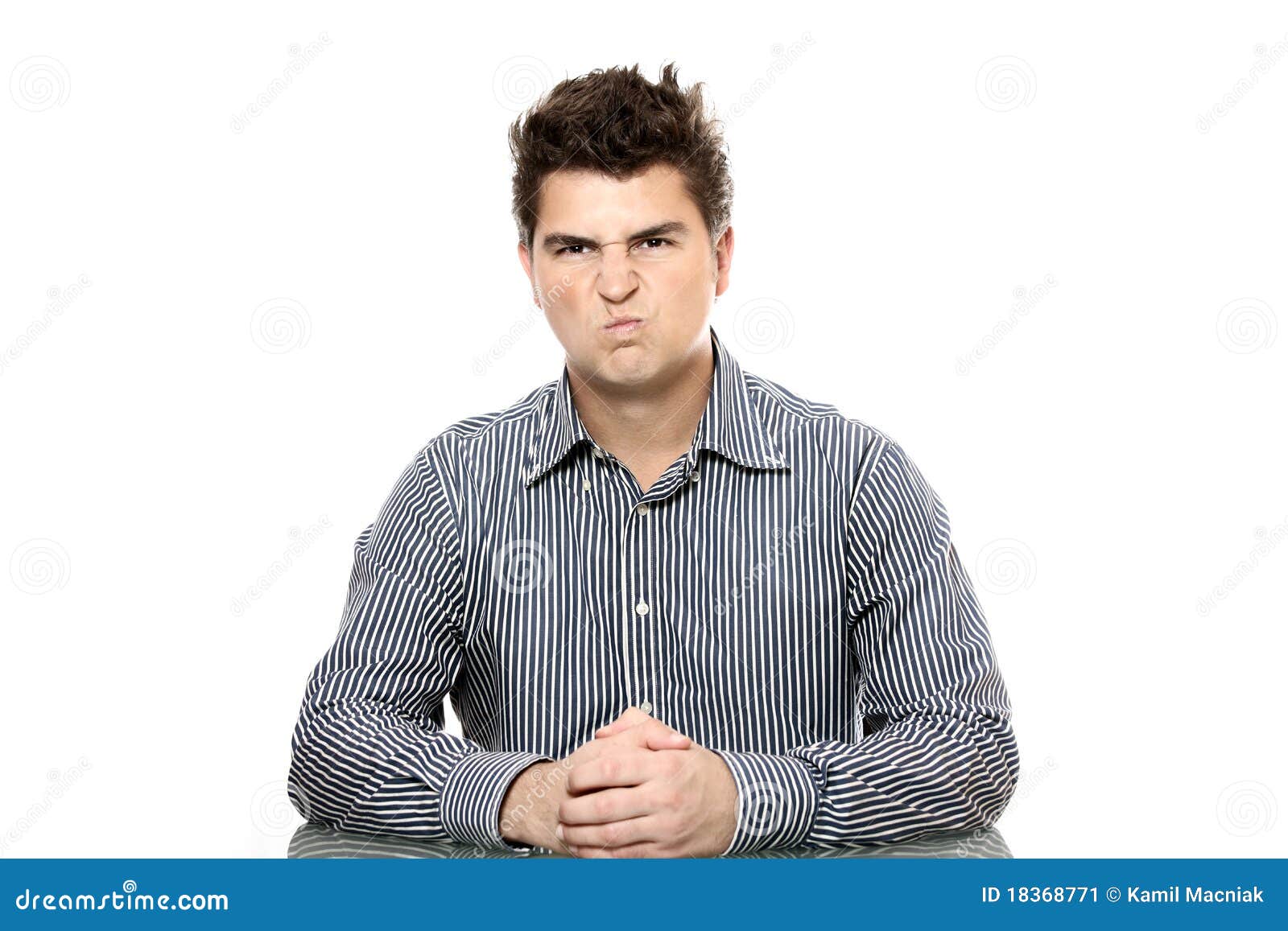 Dissatisfied boss stock image. Image of boss, success - 18368771