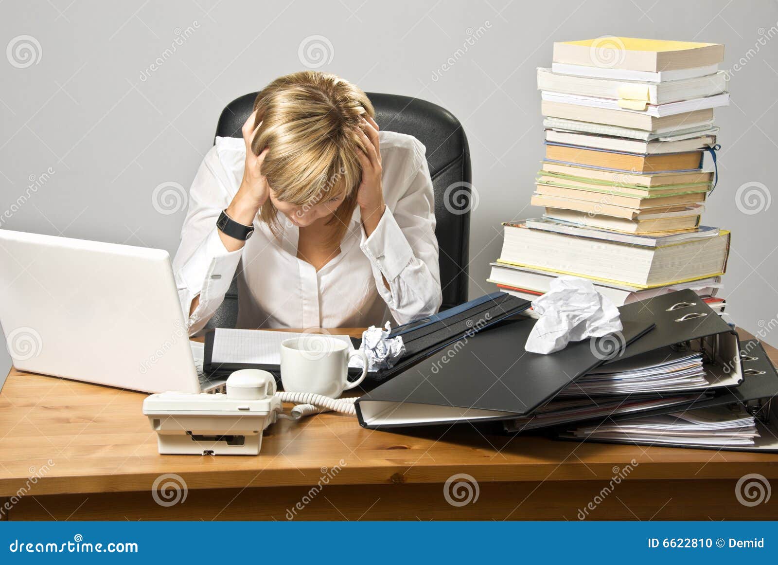 Dissatisfied Business Lady stock photo. Image of desperate - 6622810