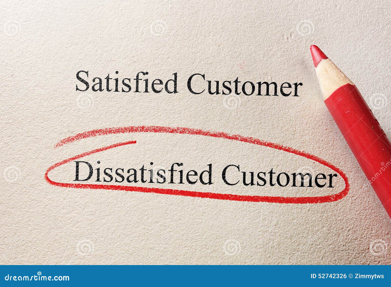 Dissatisfied customer stock photo. Image of questionnaire - 52742326