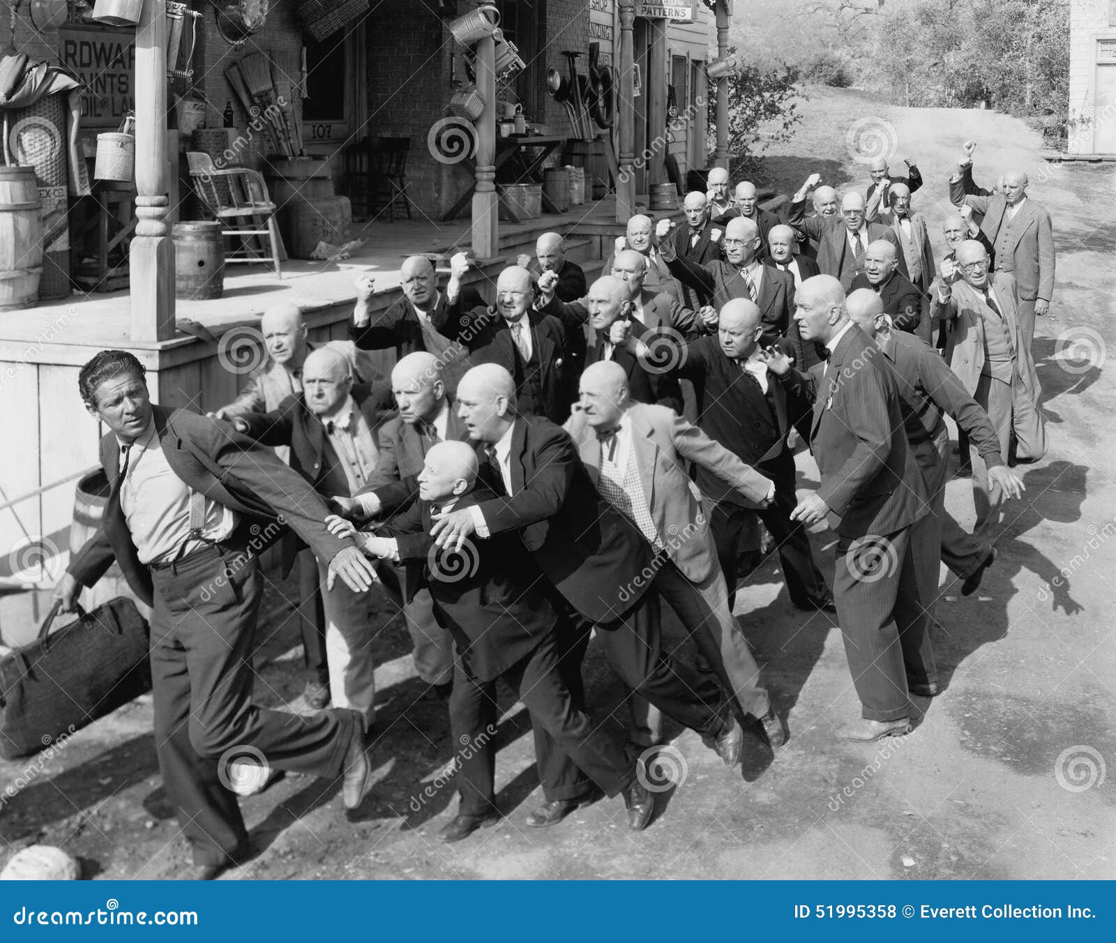 DISSATISFIED CUSTOMERS stock photo. Image of angry, chasing - 51995358