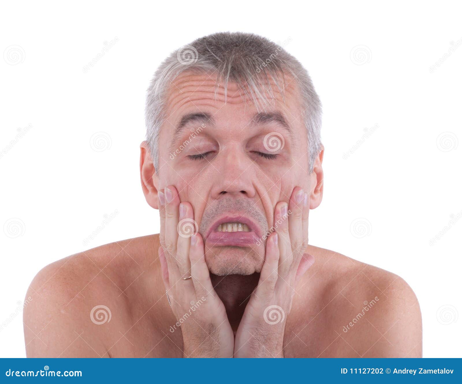 Dissatisfied man stock photo. Image of person, upset - 11127202