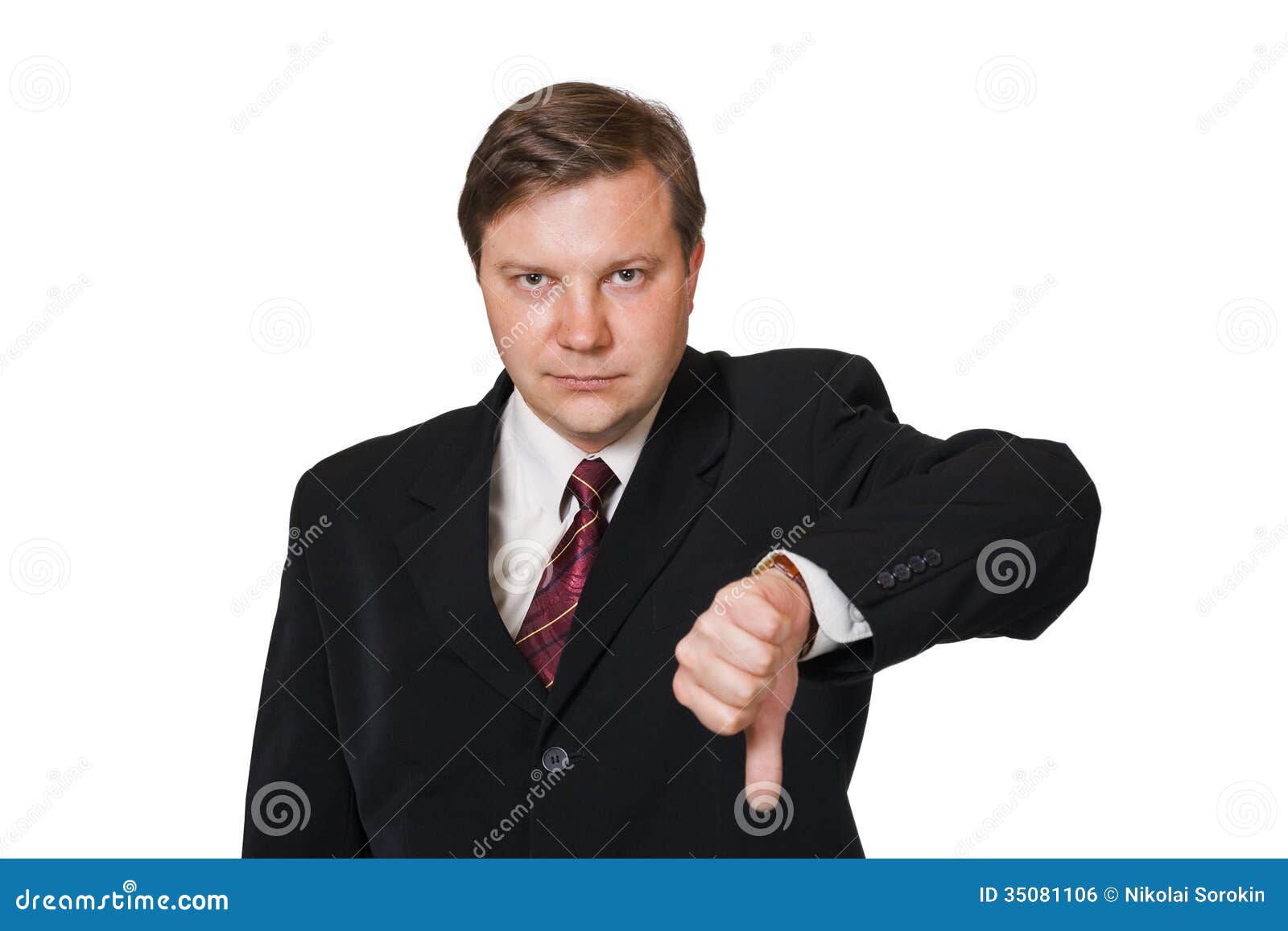 Dissatisfied man stock photo. Image of finger, hand, people - 35081106