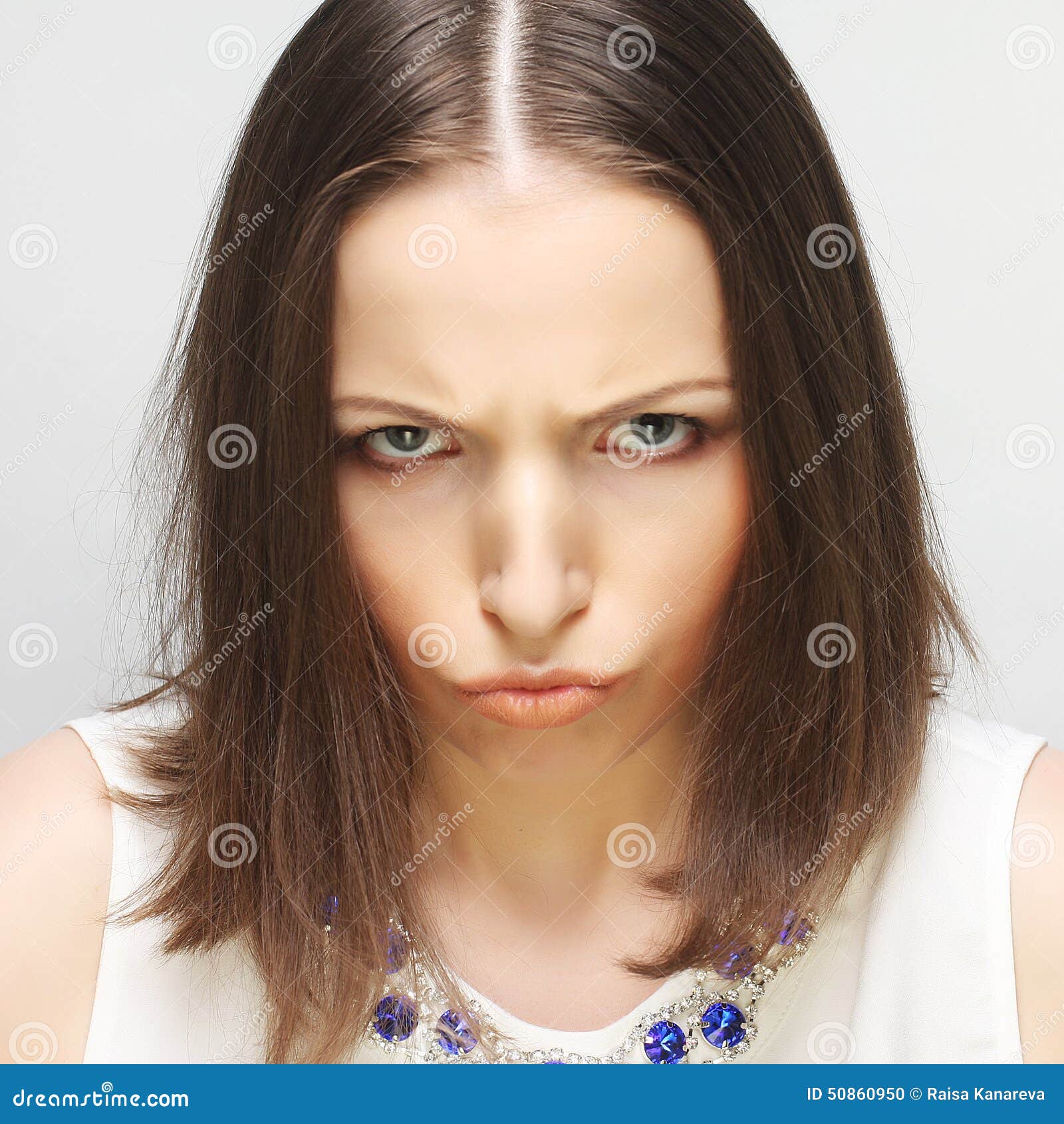 Dissatisfied young woman stock photo. Image of caucasian - 50860950