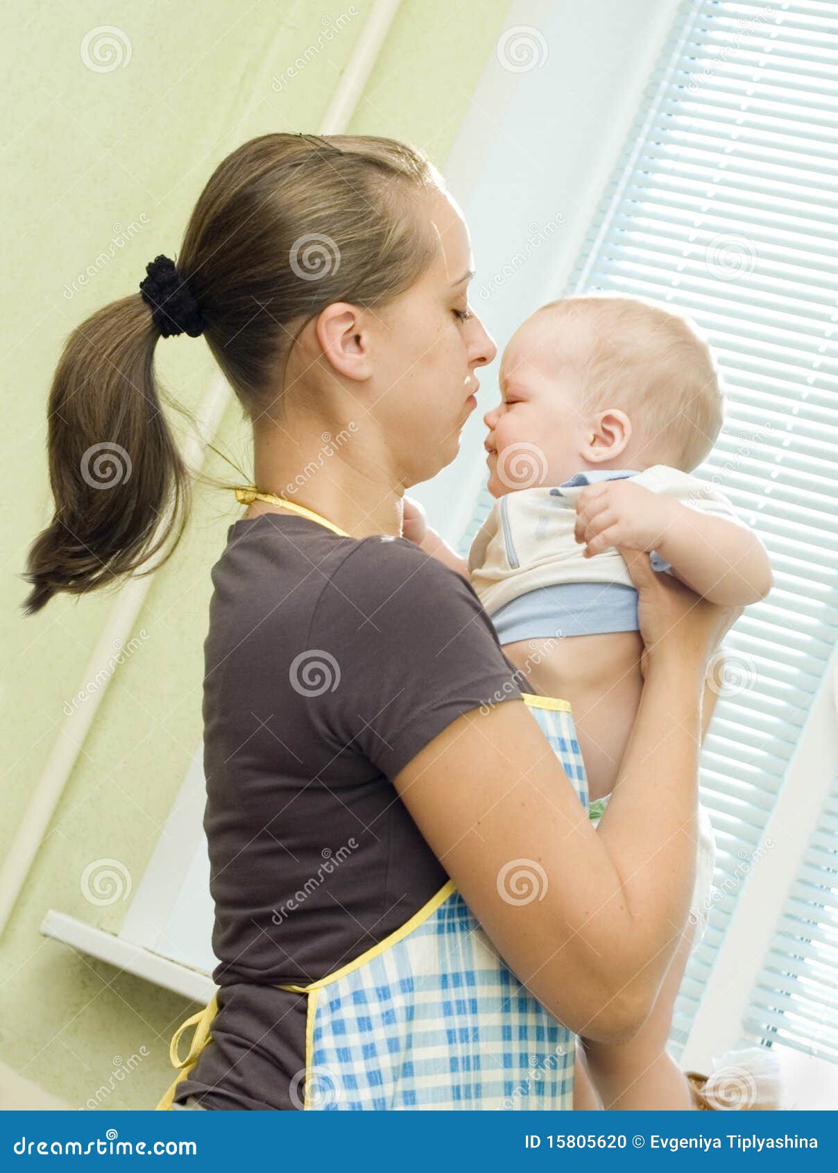 Dissatisfied with Your Baby Stock Photo - Image of proprietress ...