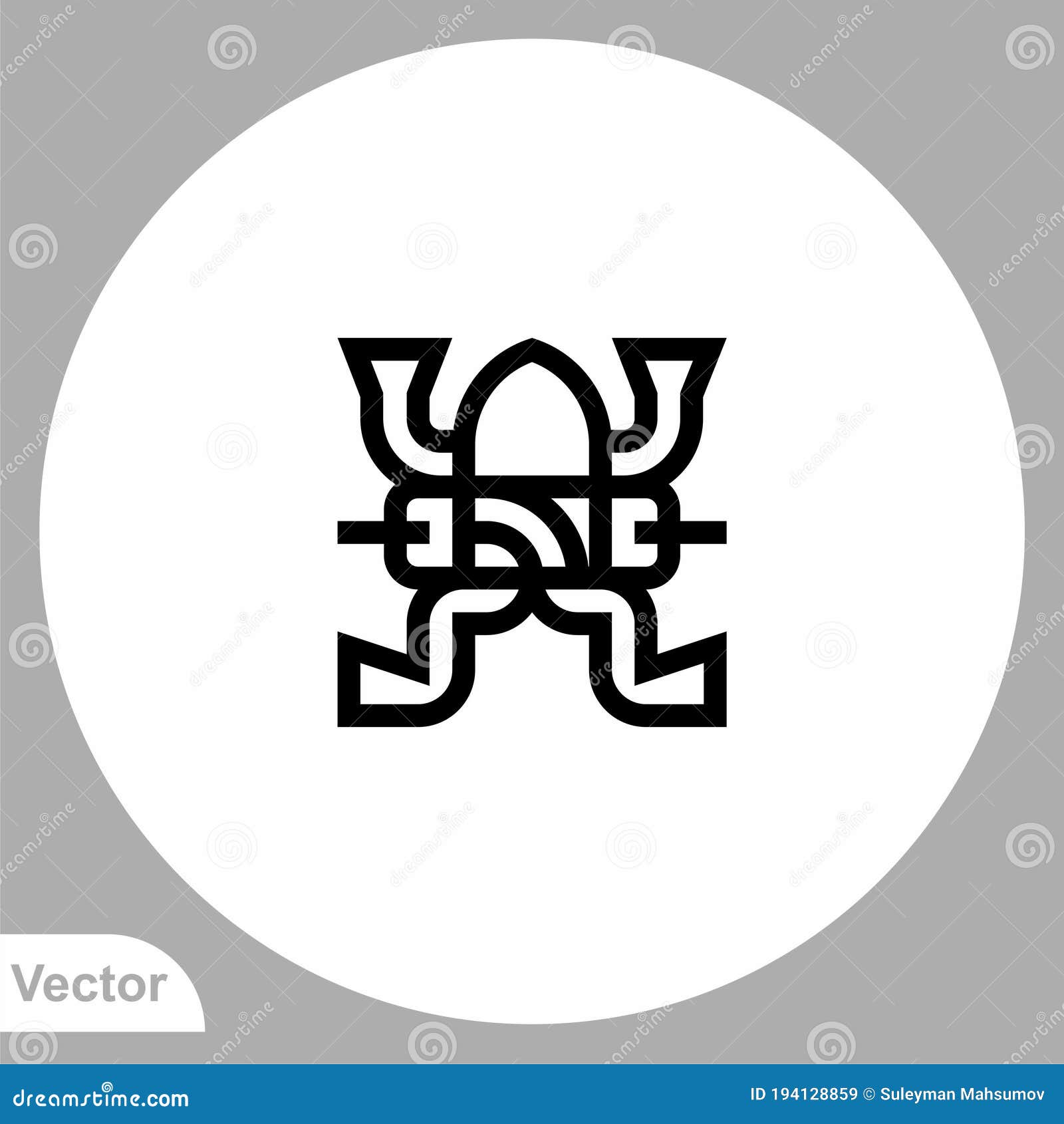 Dissection Vector Icon Sign Symbol Stock Vector - Illustration of ...