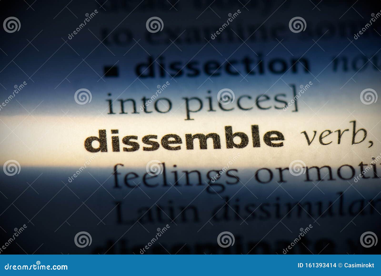 Dissemble Stock Photography | CartoonDealer.com #161393414