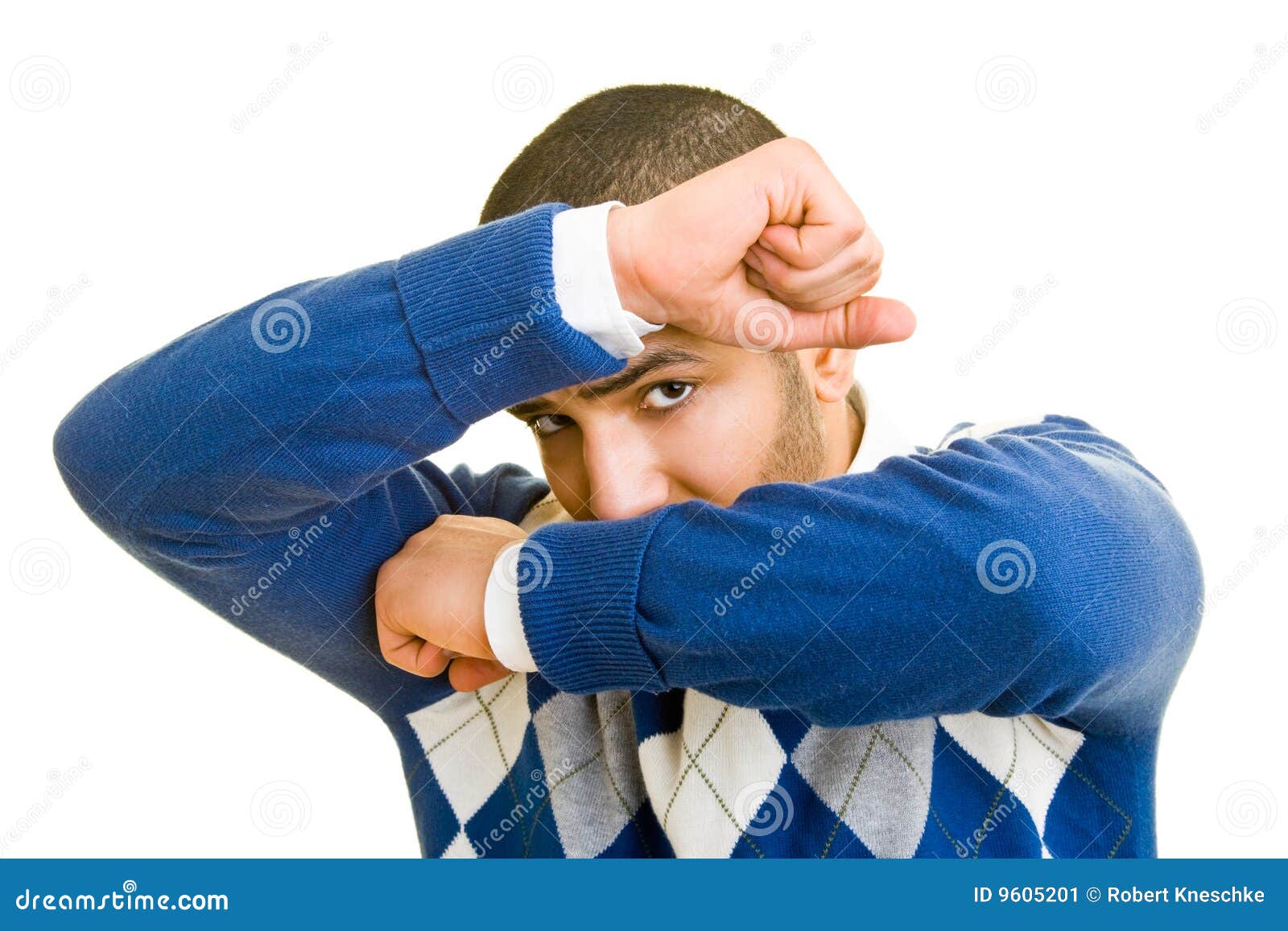 Dissimulation d'homme image stock. Image du sécurité, hommes - 9605201