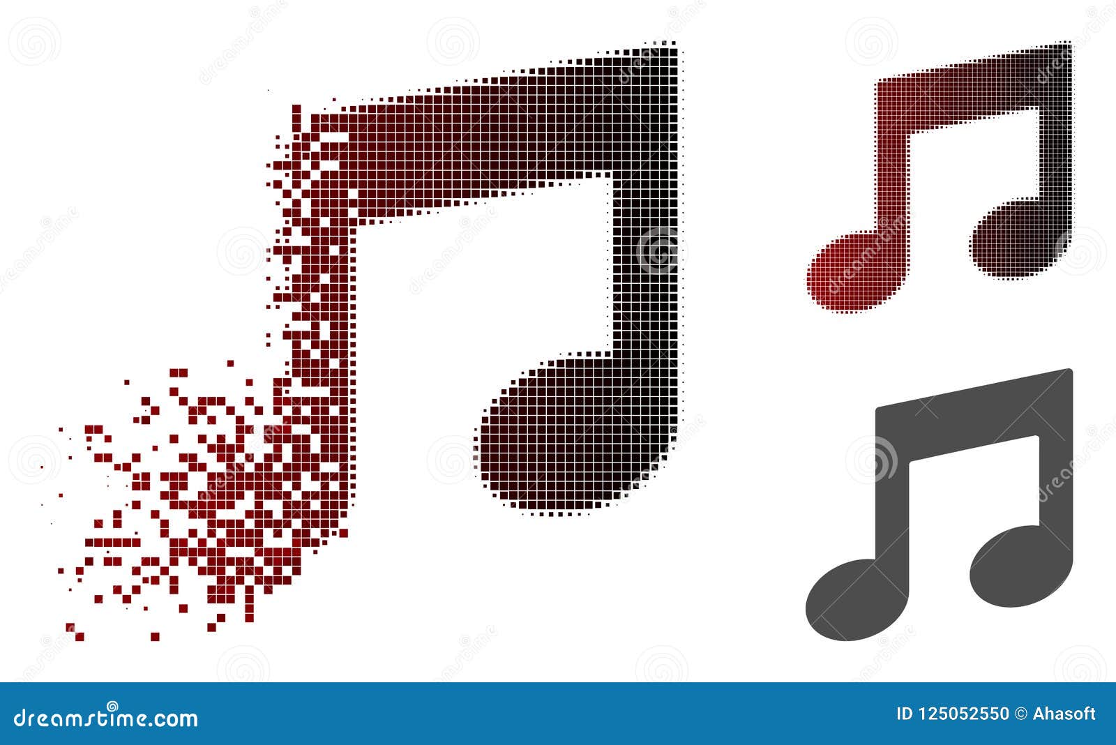 Dissipated Dot Halftone Music Notes Icon Stock Vector - Illustration of ... Dissipated Dot Halftone Music Notes Icon Stock Vector - Illustration of ...