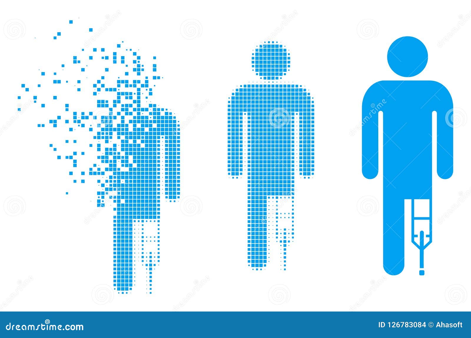 Dissipated Dot Halftone Patient Man Icon Stock Vector - Illustration of ... Dissipated Dot Halftone Patient Man Icon Stock Vector - Illustration of ...