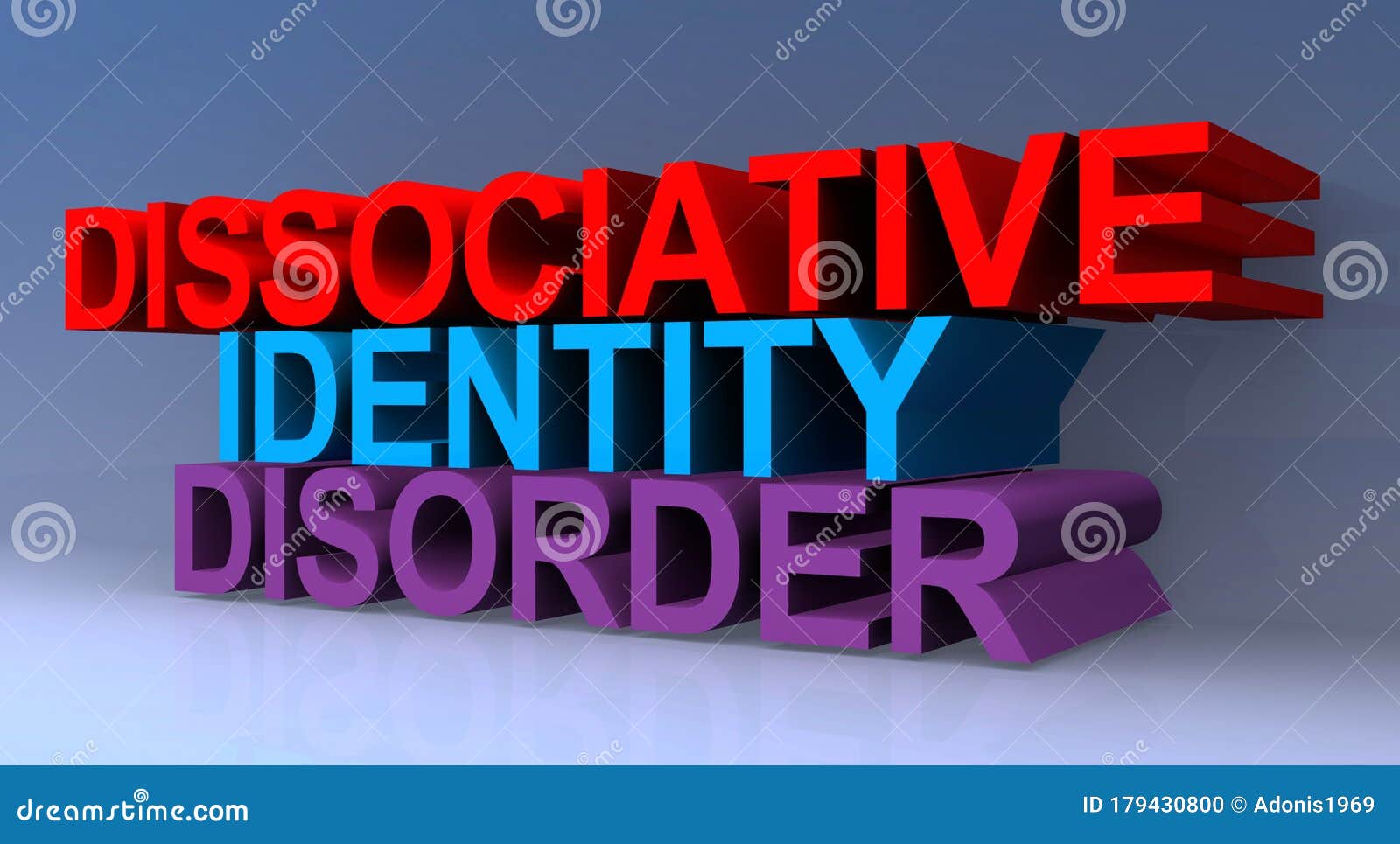 Dissociative Identity Disorder Stock Illustration - Illustration of ...