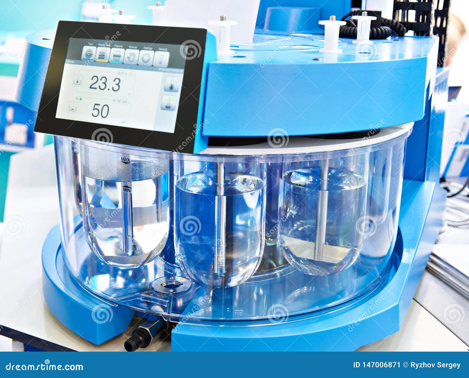 Dissolution tester stock image. Image of medical, industrial - 147006871