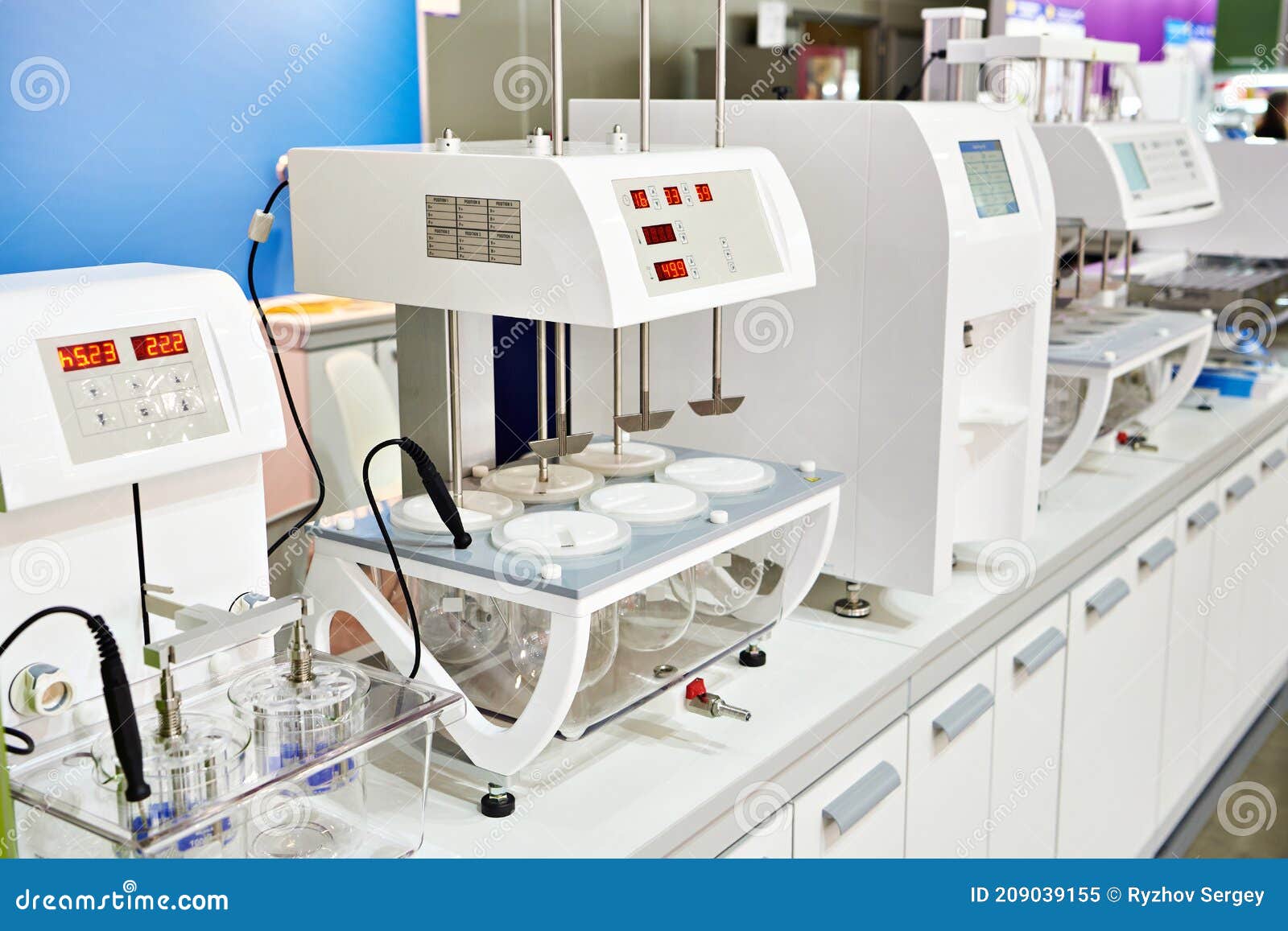 Dissolution Testing Systems for Tablets Stock Image - Image of medicine ...