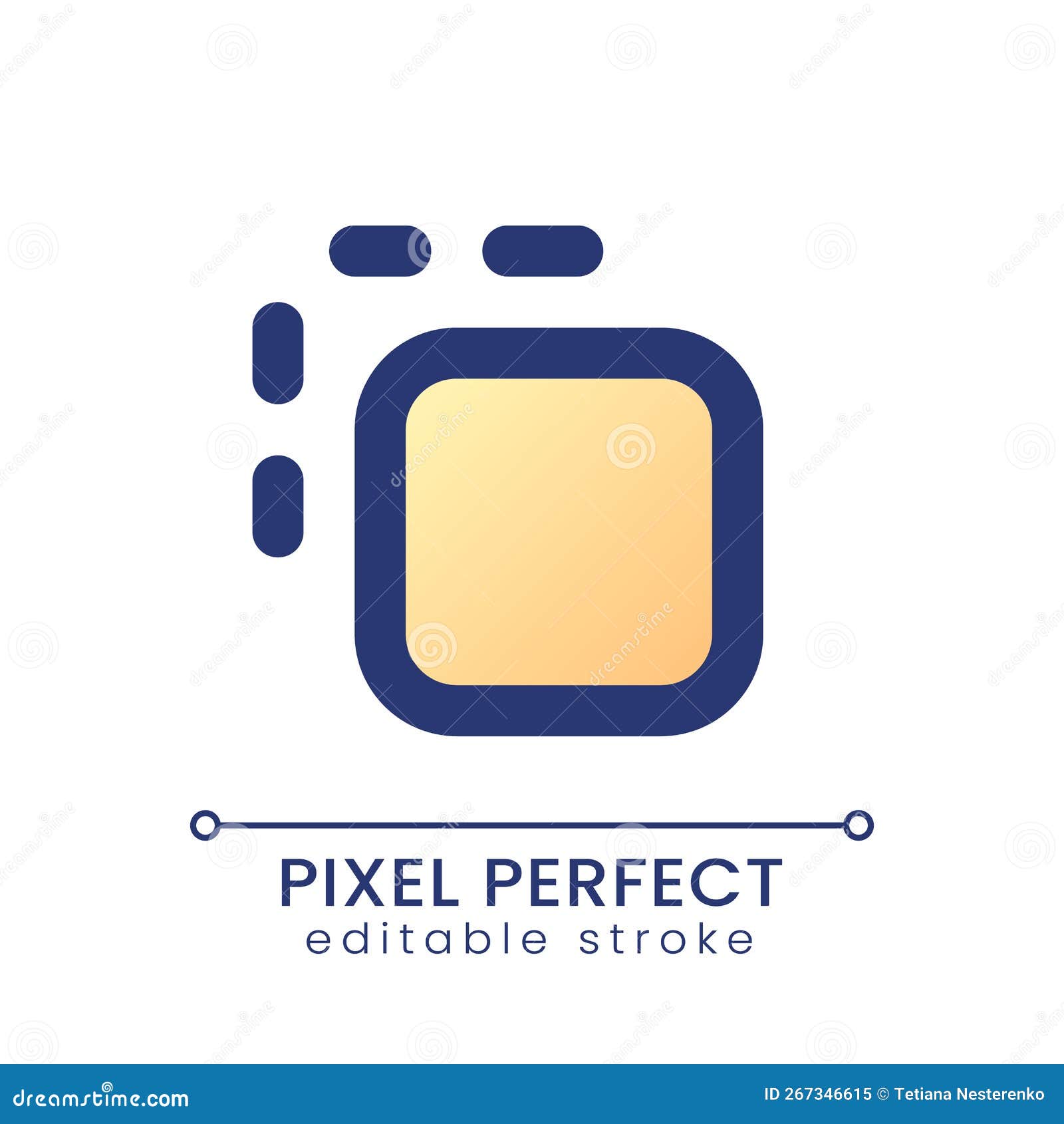 Dissolve Pixel Perfect Gradient Fill Ui Icon Stock Vector ...