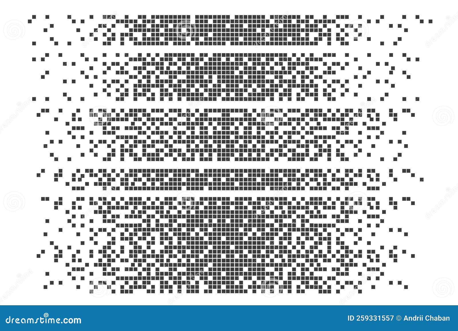 Dissolved Filled Square Dotted Vector Icon with Disintegration Effect ...