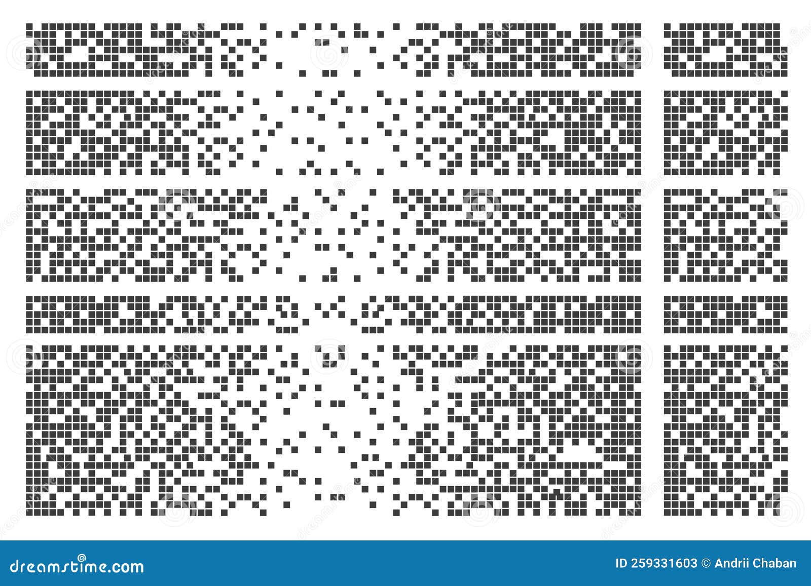 Dissolved Filled Square Dotted Vector Icon with Disintegration Effect ...