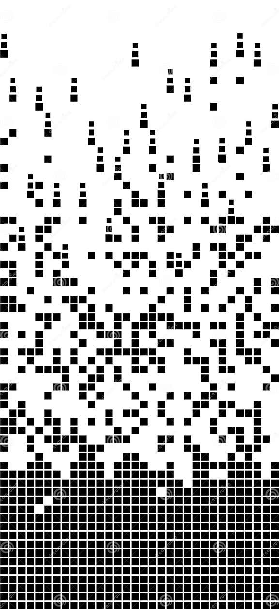 Dissolved Filled Square Dotted Vector Icon with Disintegration Effect ...