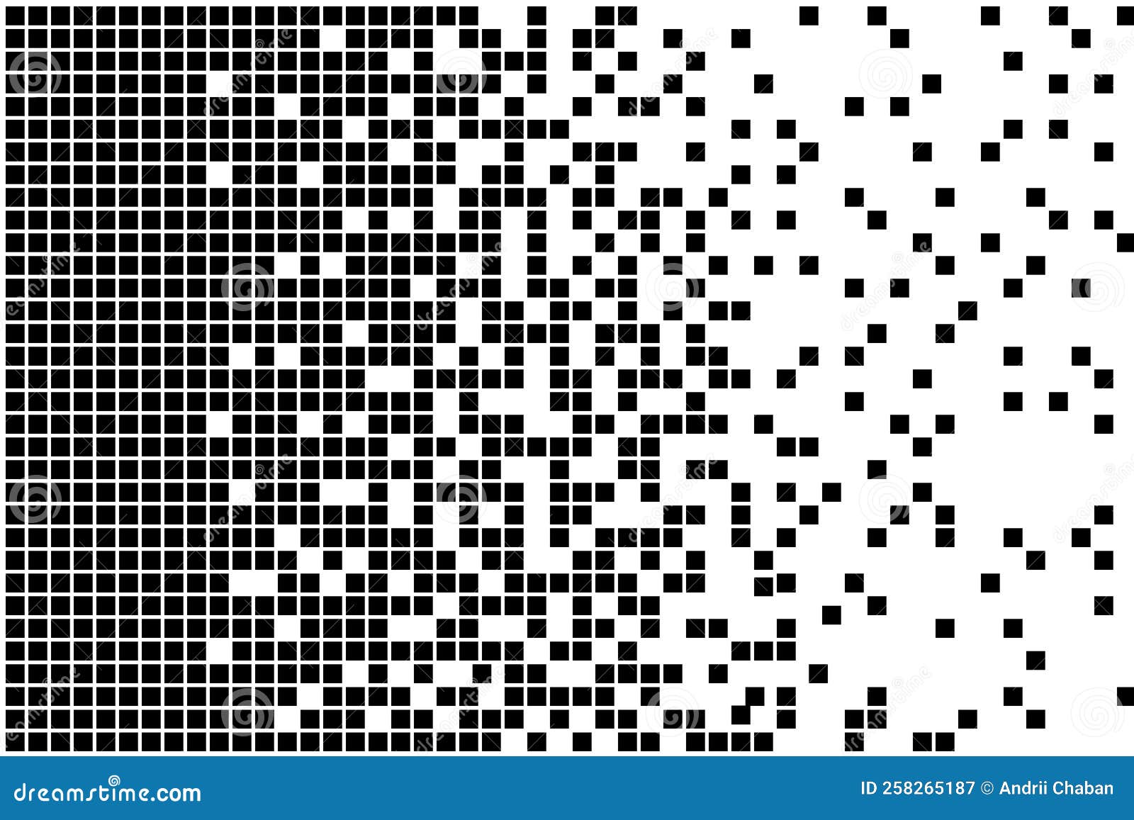 Dissolved Filled Square Dotted Vector Icon with Disintegration Effect ...