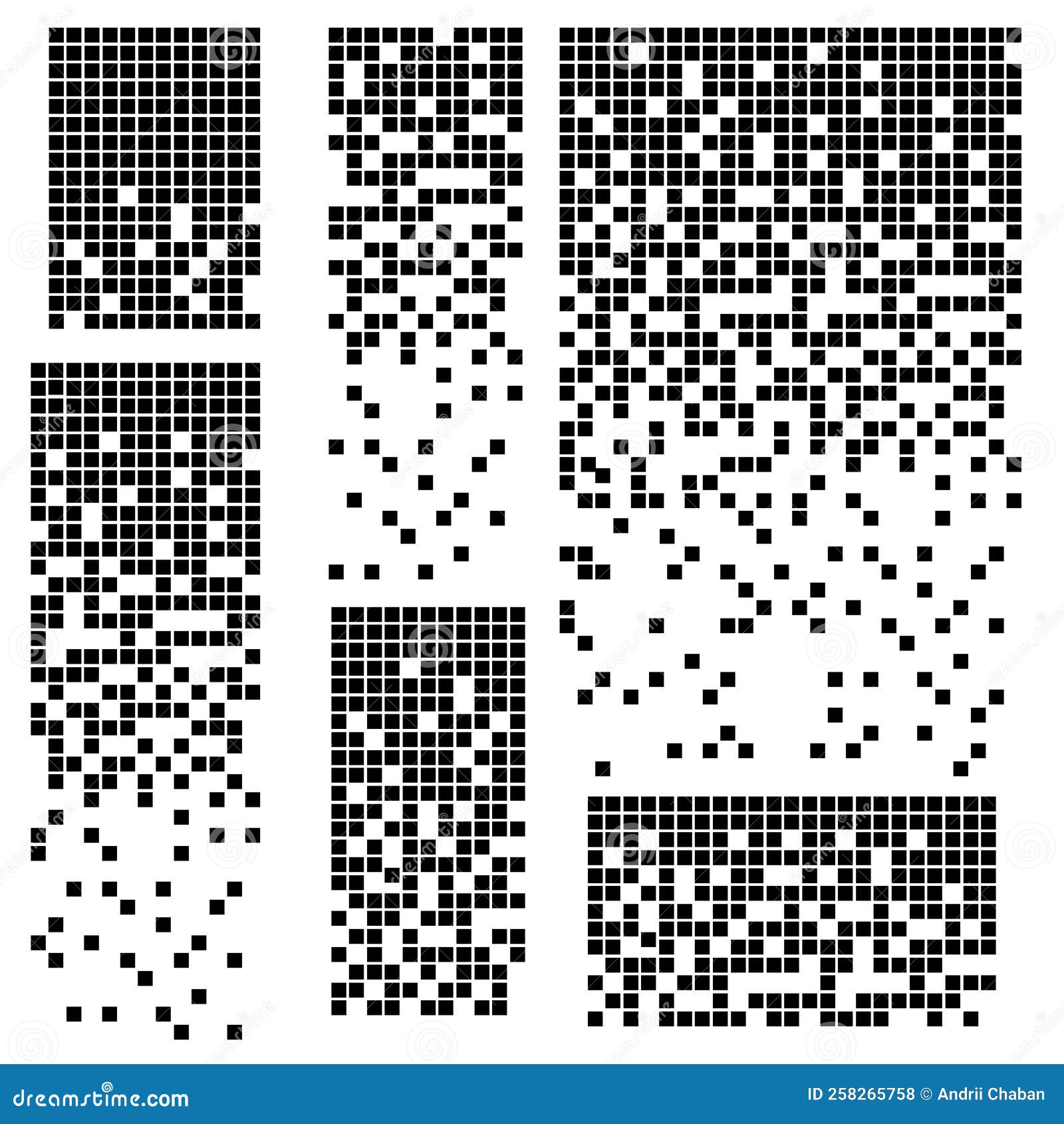 Dissolved Filled Square Dotted Vector Icon with Disintegration Effect ...