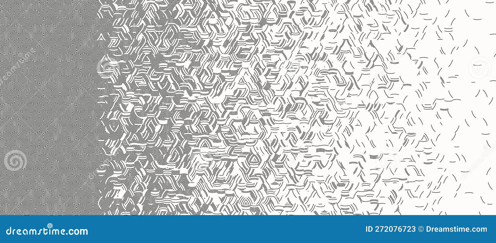 Dissolved Lines In Hexagon Vector With Disintegration Effect. Modern ...