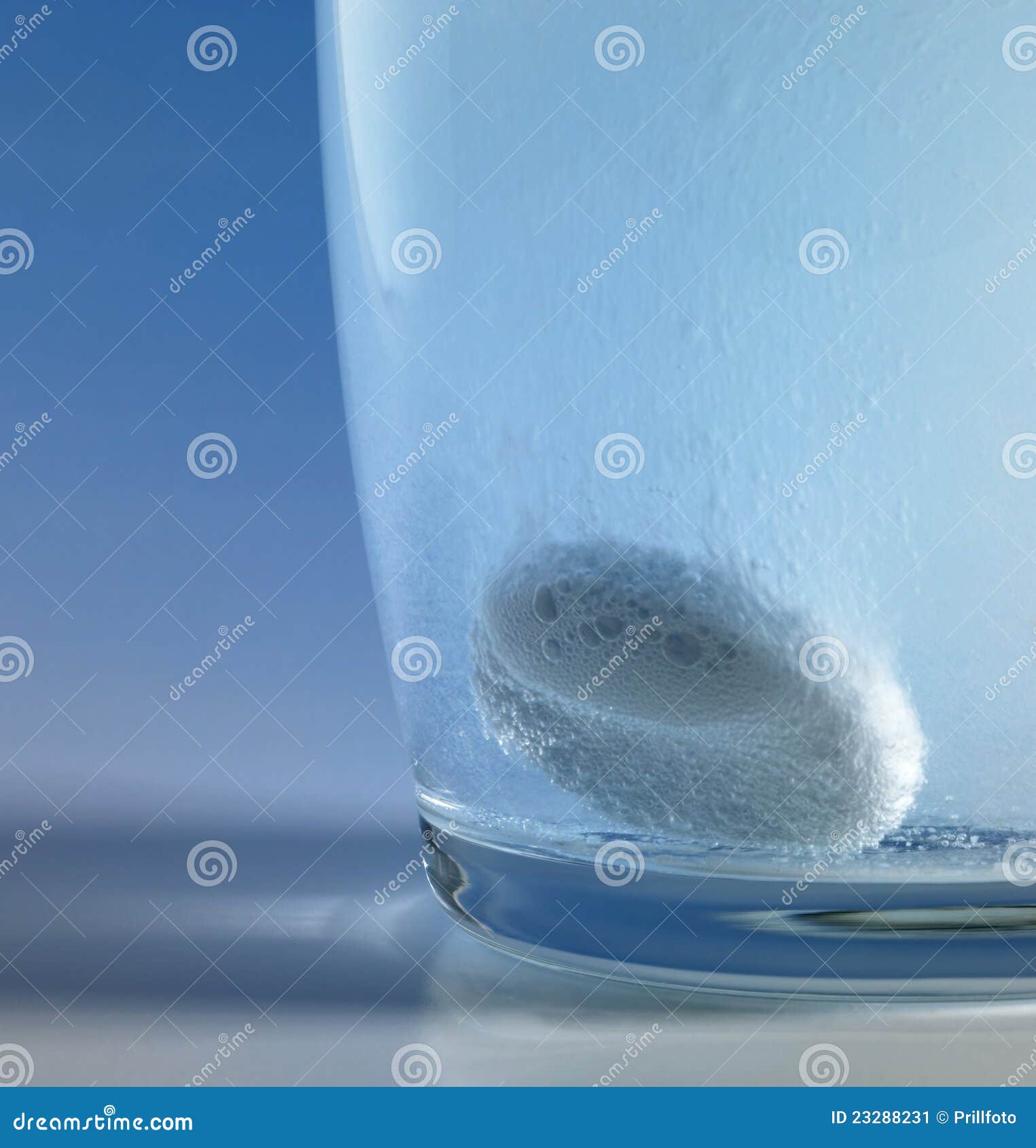 Dissolving Fizzy Tablet Closeup Stock Image - Image of administer ...
