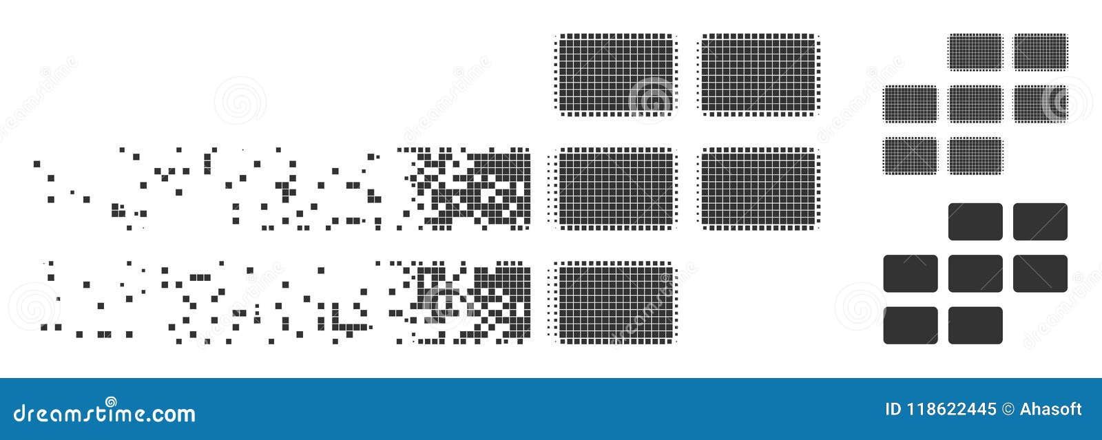 Dissolving Pixel Halftone Calendar Grid Icon Stock Vector ... Dissolving Pixel Halftone Calendar Grid Icon Stock Vector ...