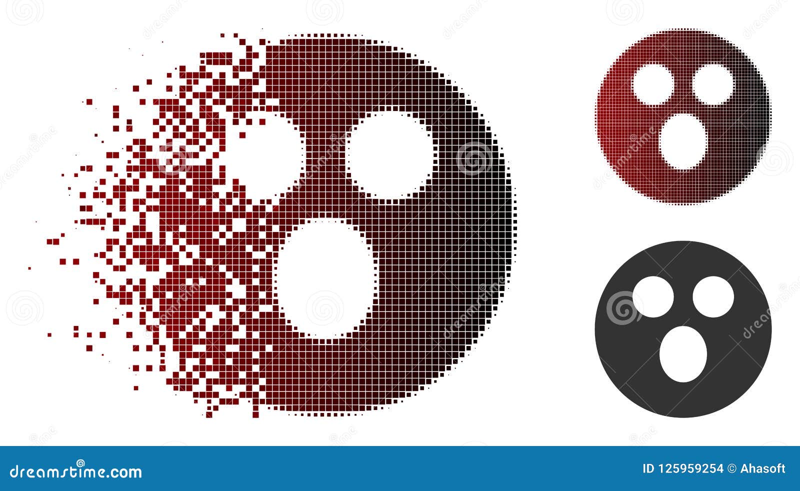 Dissolving Pixel Halftone Surprized Smiley Icon Stock Vector ... Dissolving Pixel Halftone Surprized Smiley Icon Stock Vector ...