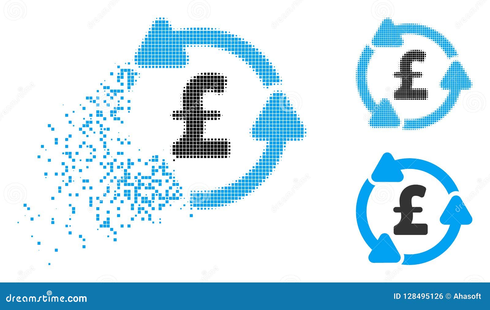 Dissolving Pixelated Halftone Toothless Smiley Map Marker Icon Vector ...