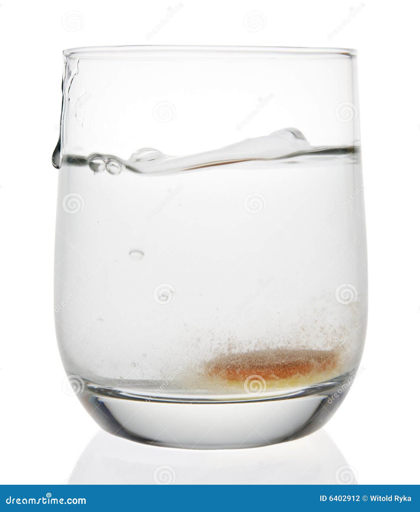 Dissolving tablet stock photo. Image of isolated, white - 6402912