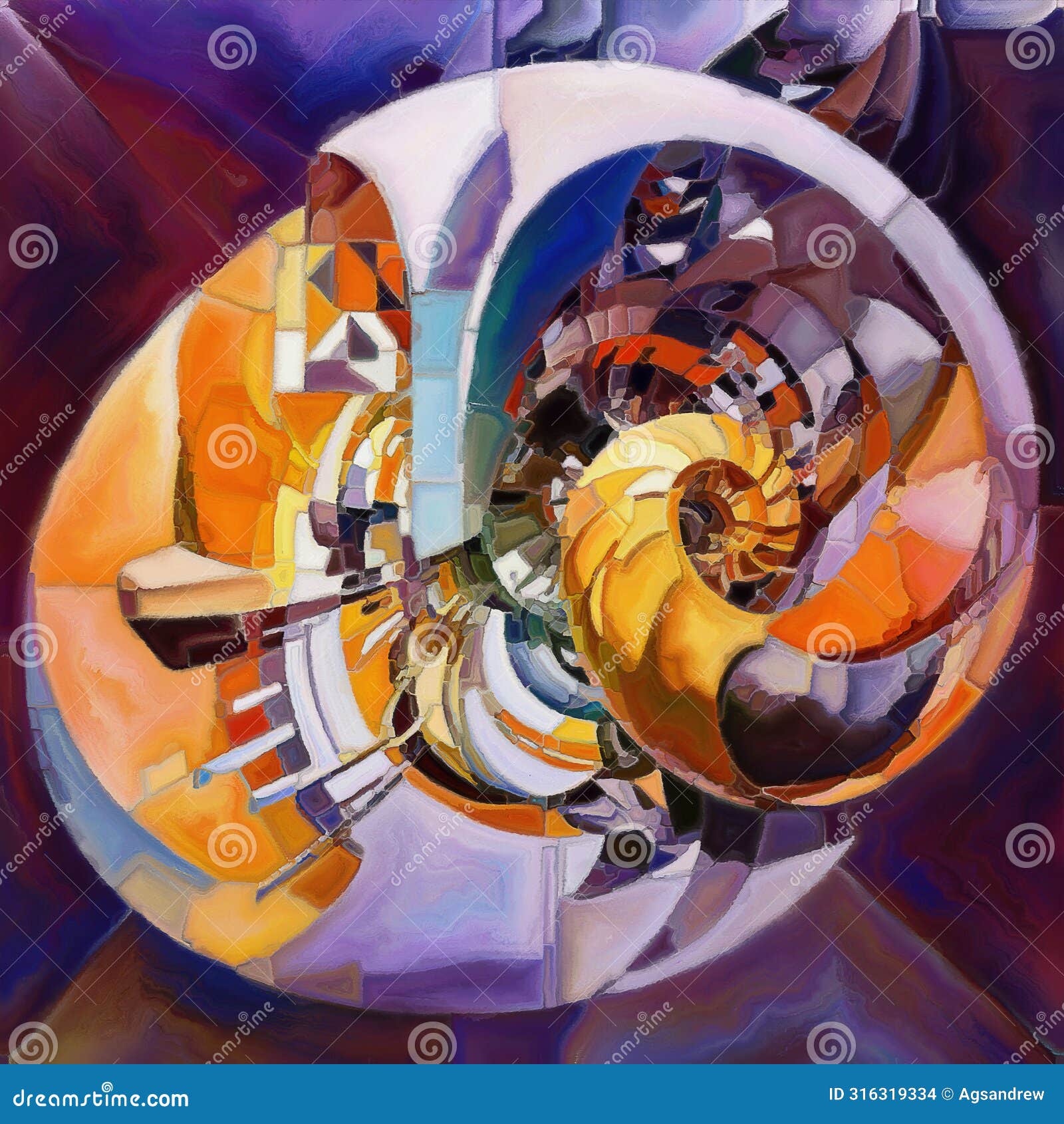 Dissonance of Chroma Configurations Stock Illustration - Illustration ...