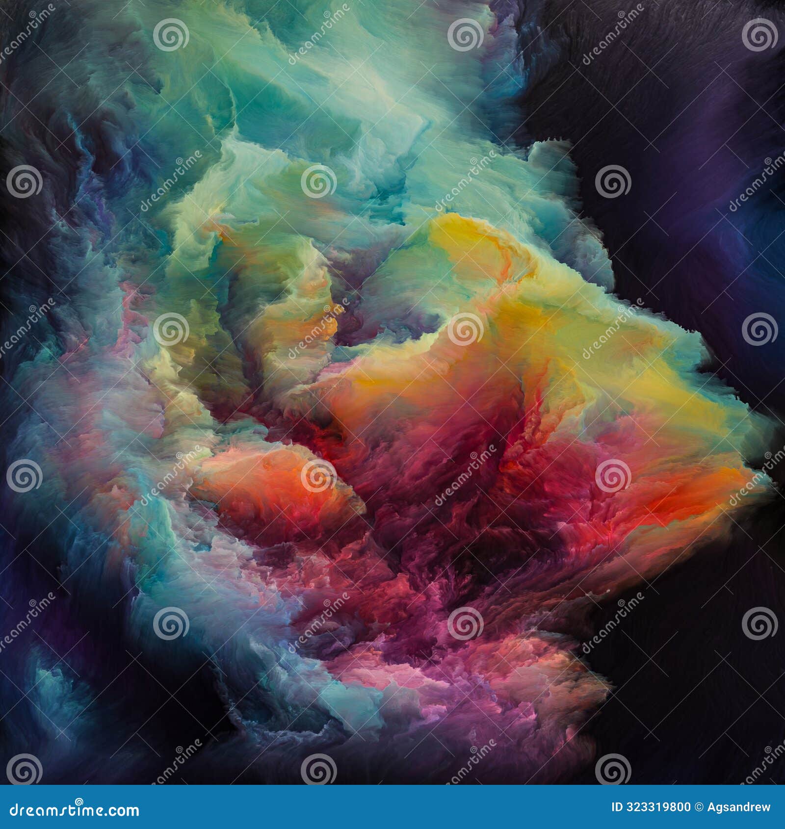 Dissonance of Evolving Textures Stock Illustration - Illustration of ...