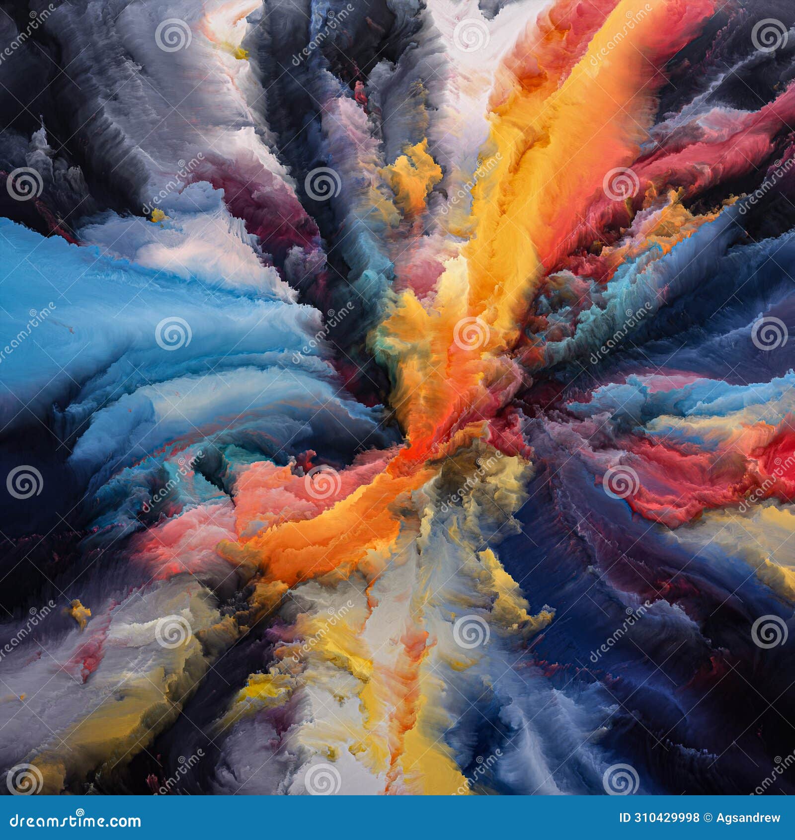 Dissonance of Evolving Textures Stock Photo - Image of spectral ...