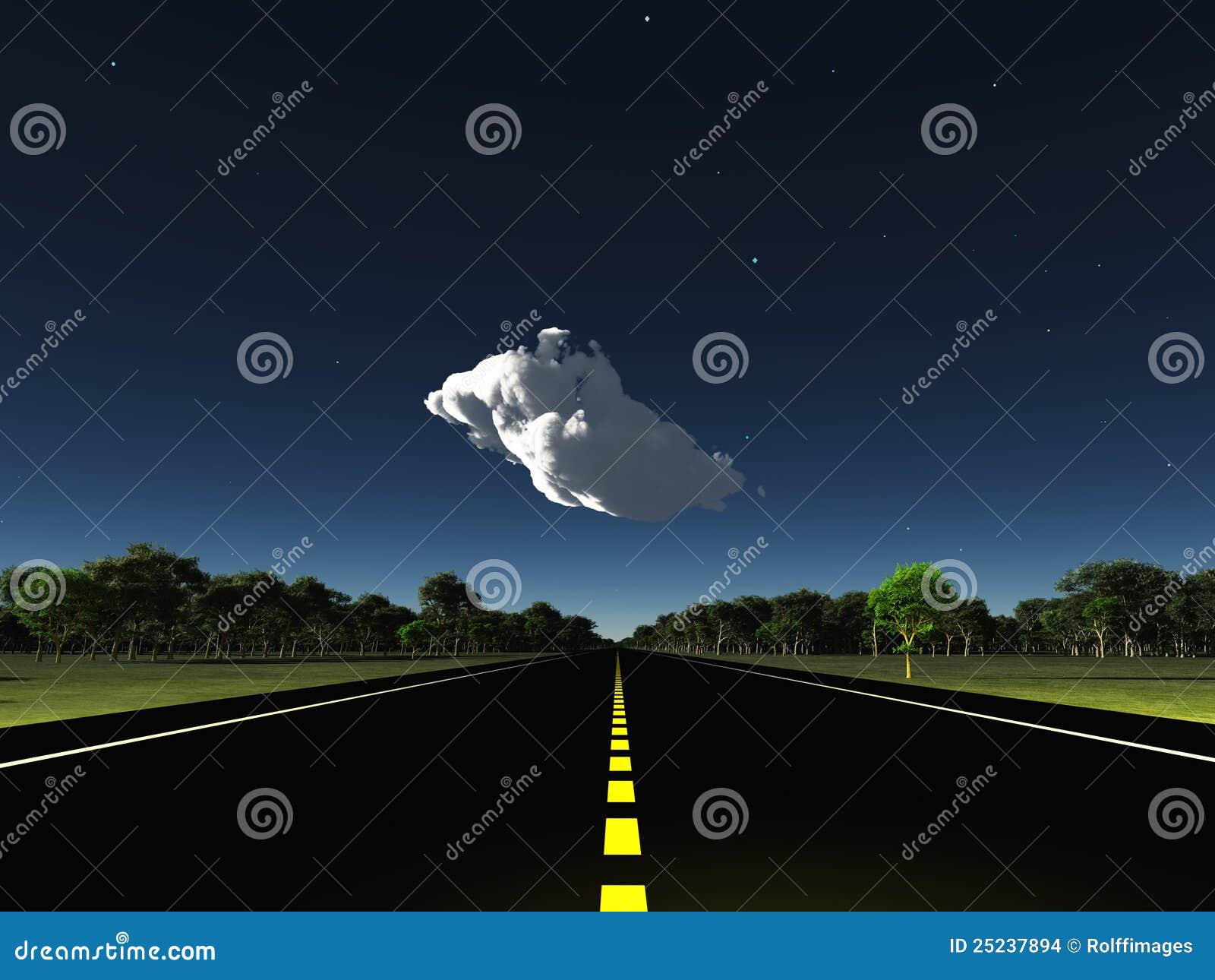 In the distance stock illustration. Illustration of motorway - 25237894