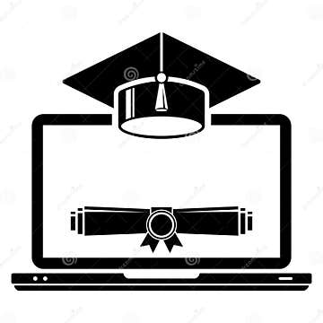 Distance learning icon stock vector. Illustration of vector - 310928519