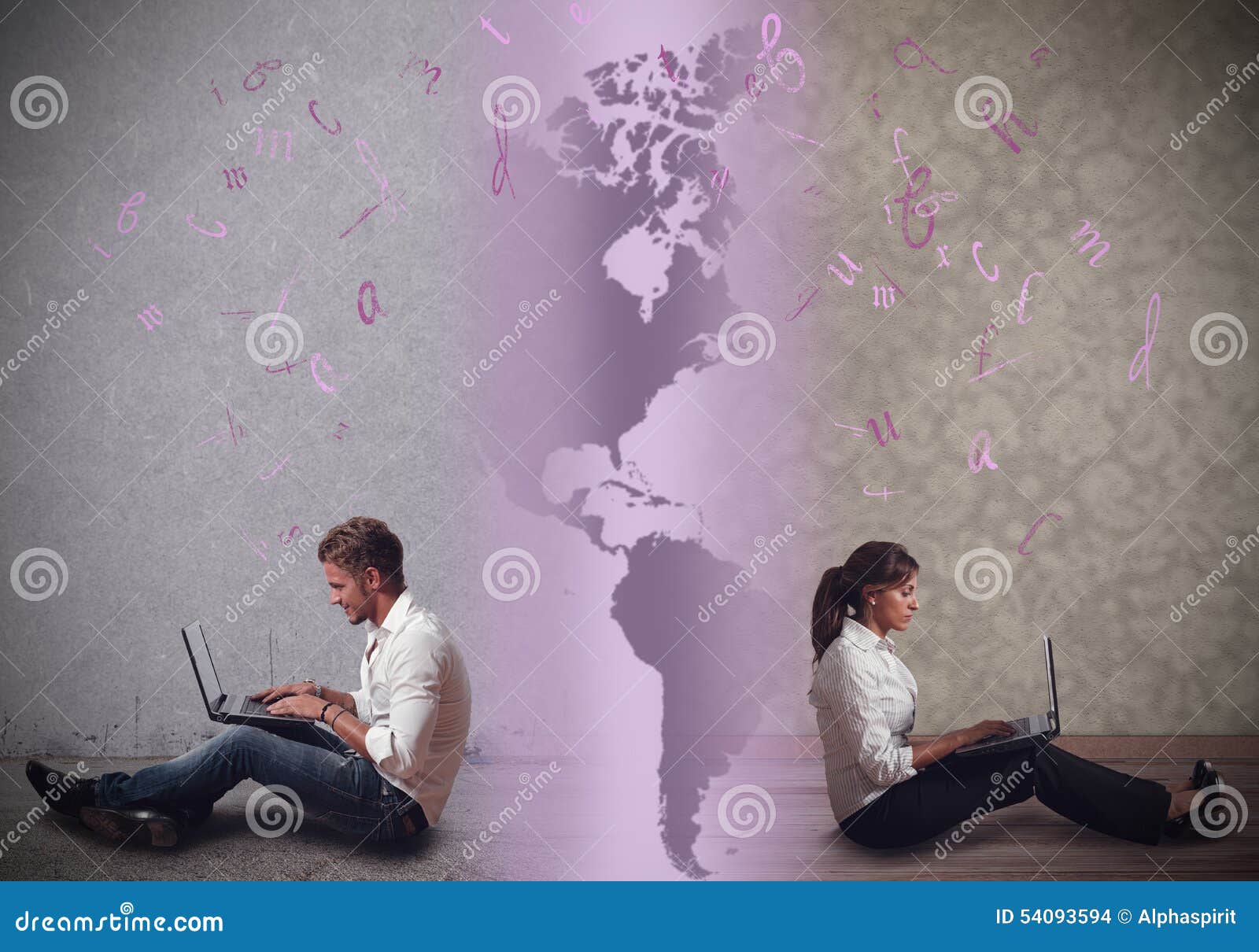 Distance love stock illustration. Illustration of meeting - 54093594