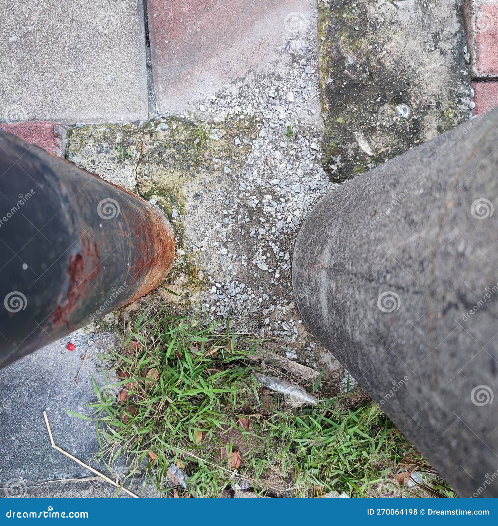 The Distance between Two Power Poles Stock Photo - Image of soil, tree ...