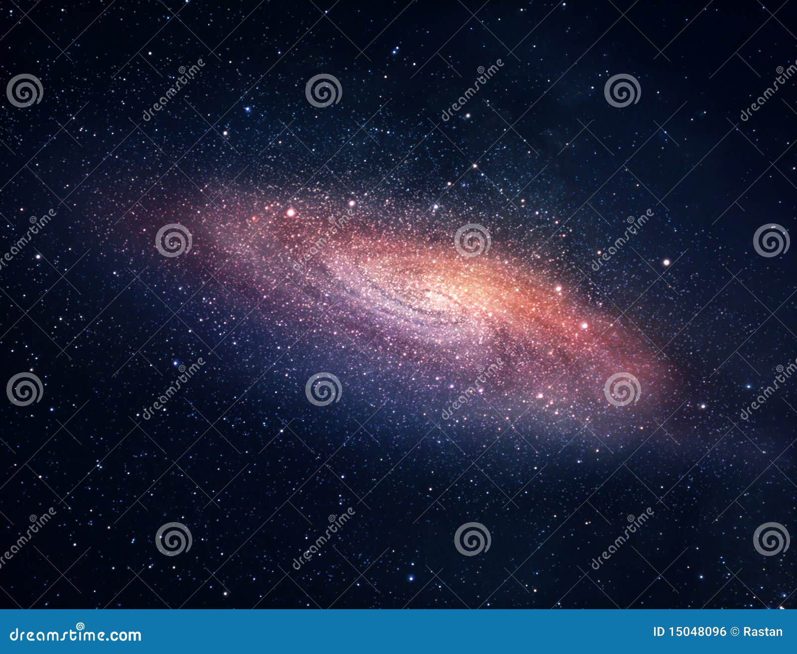 Distant galaxy stock photo. Image of astronomy, galaxy - 15048096