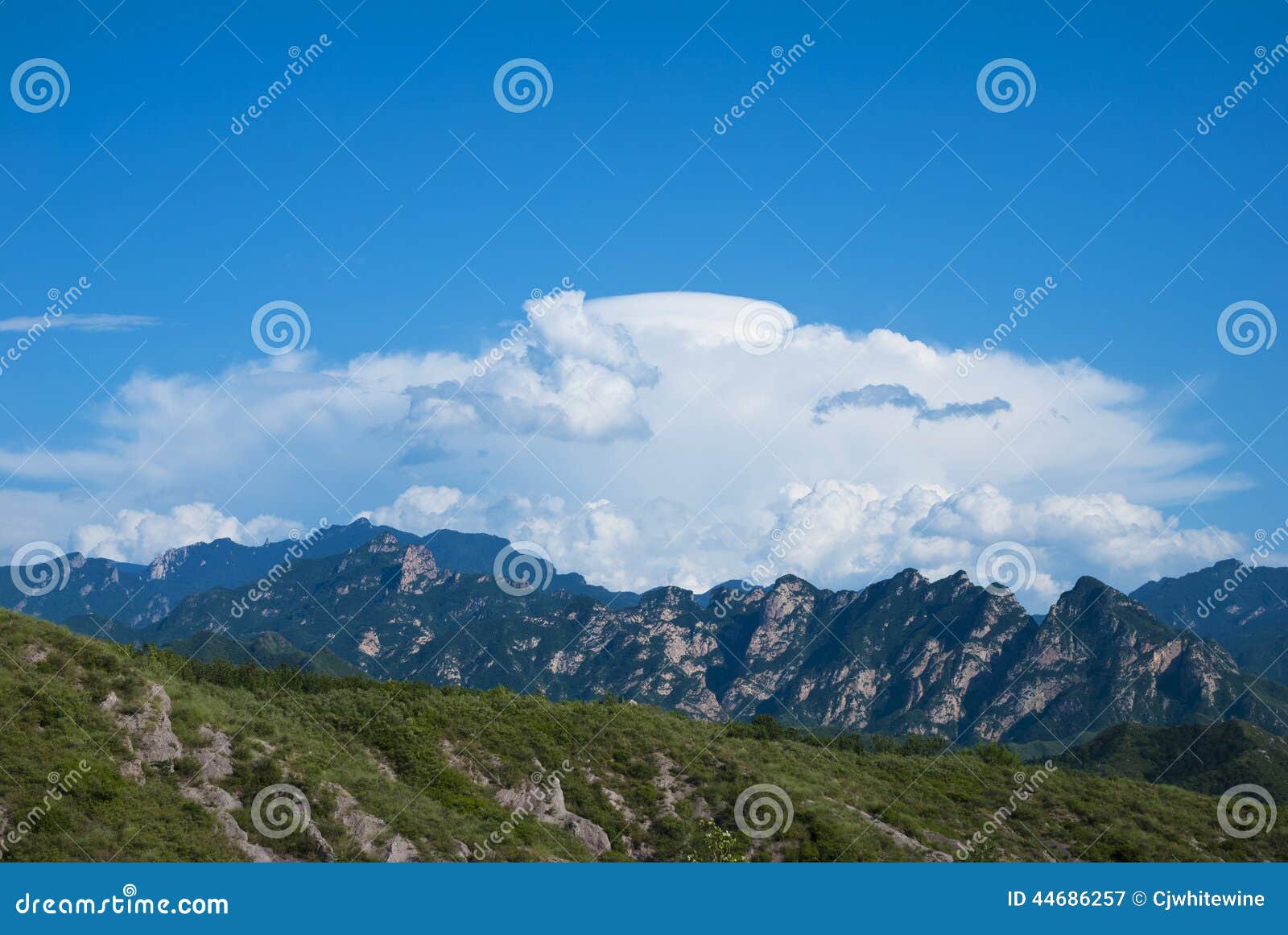 Distant mountains stock image. Image of landscape, hiking - 44686257