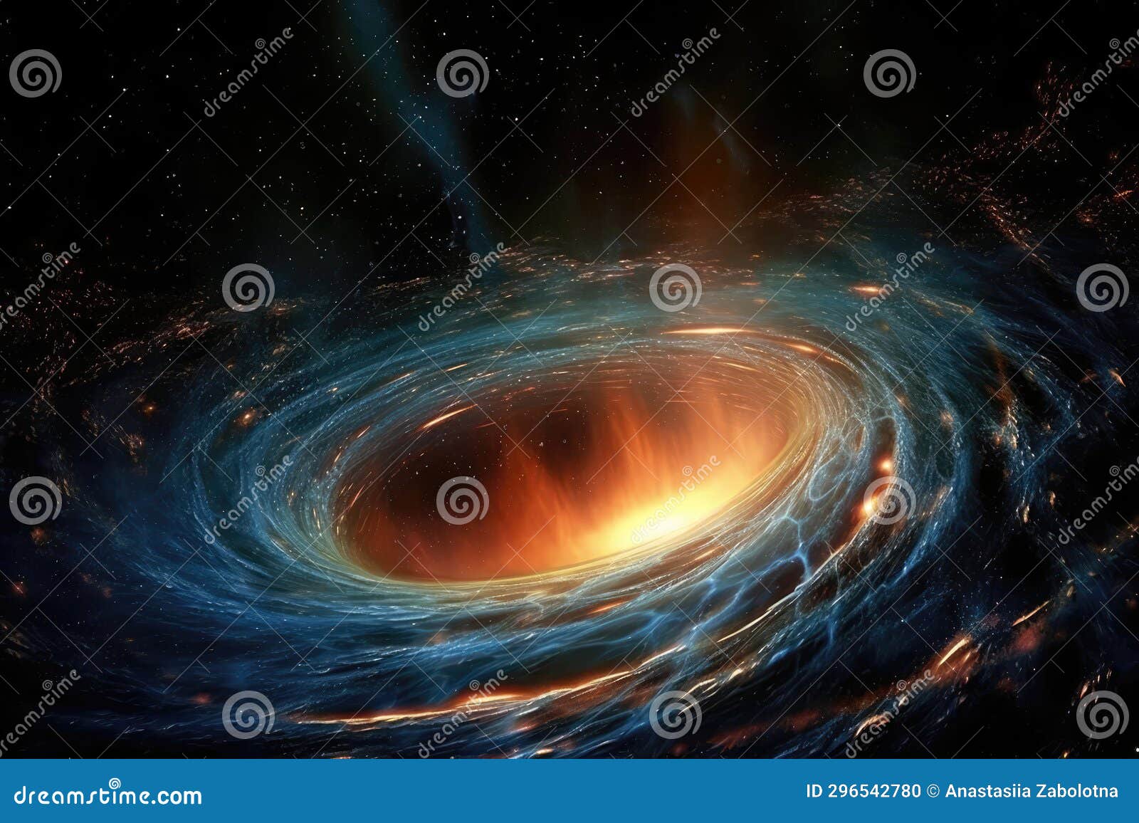 The Distant and Mysterious Glow of Black Hole, Bending Space and Time ...