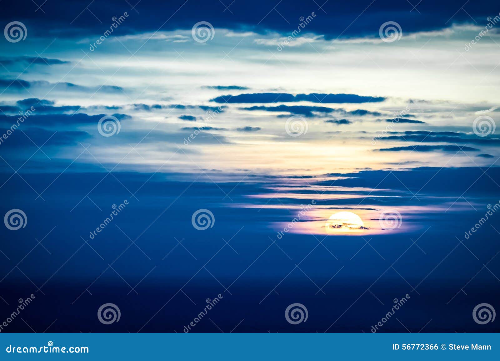 Distant sunset stock photo. Image of sunburst, fireball - 56772366