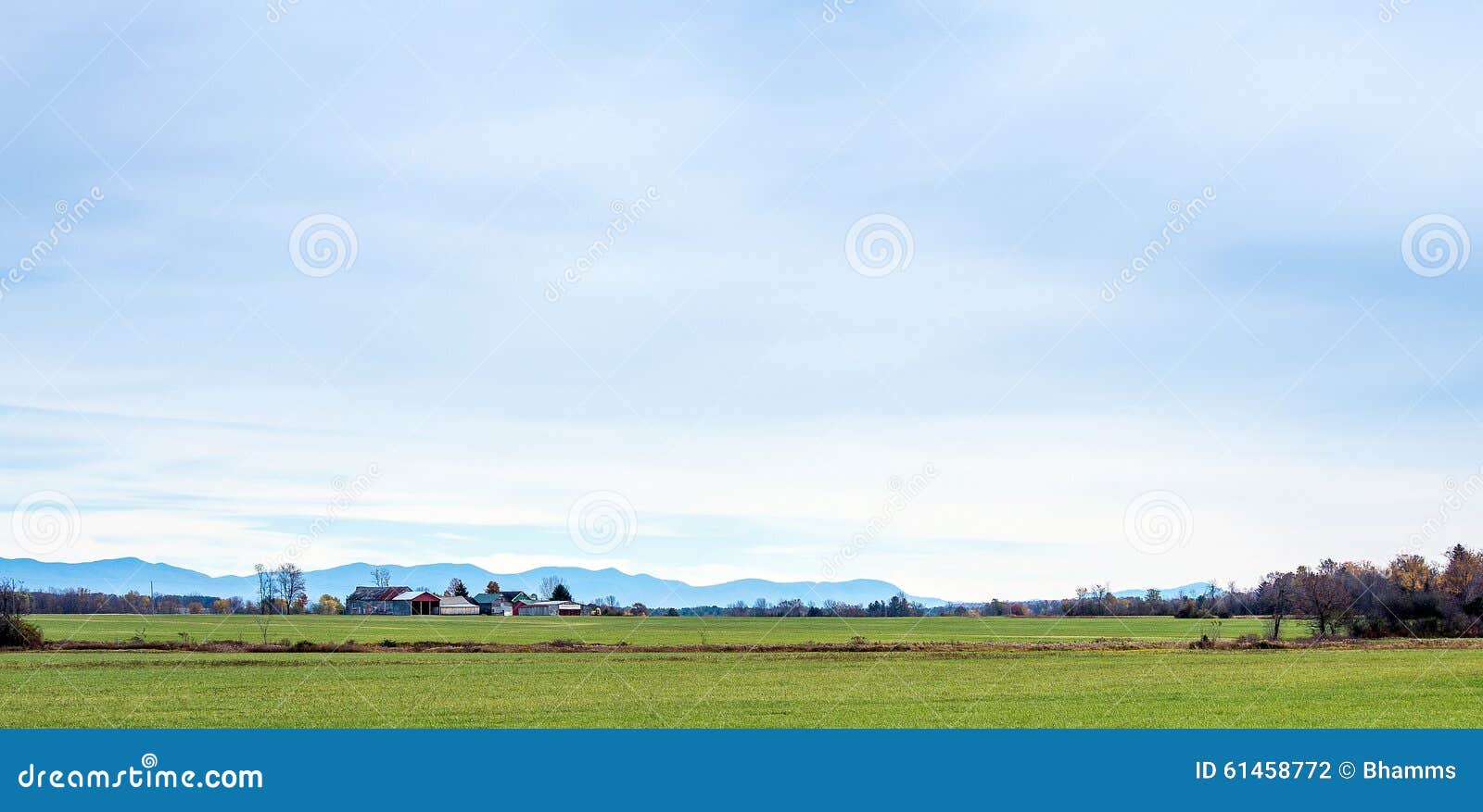 Distant Vermont farm stock photo. Image of distant, vermont - 61458772