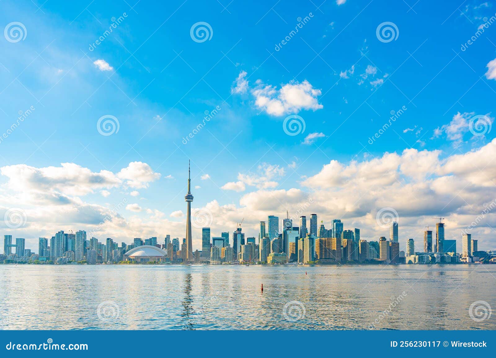 Distant View of a Skyline of Downtown Toronto, Canada Editorial ...