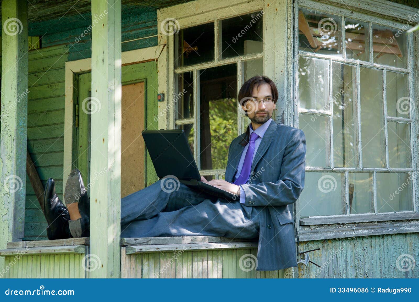 Distant work stock photo. Image of nature, business, skype - 33496086