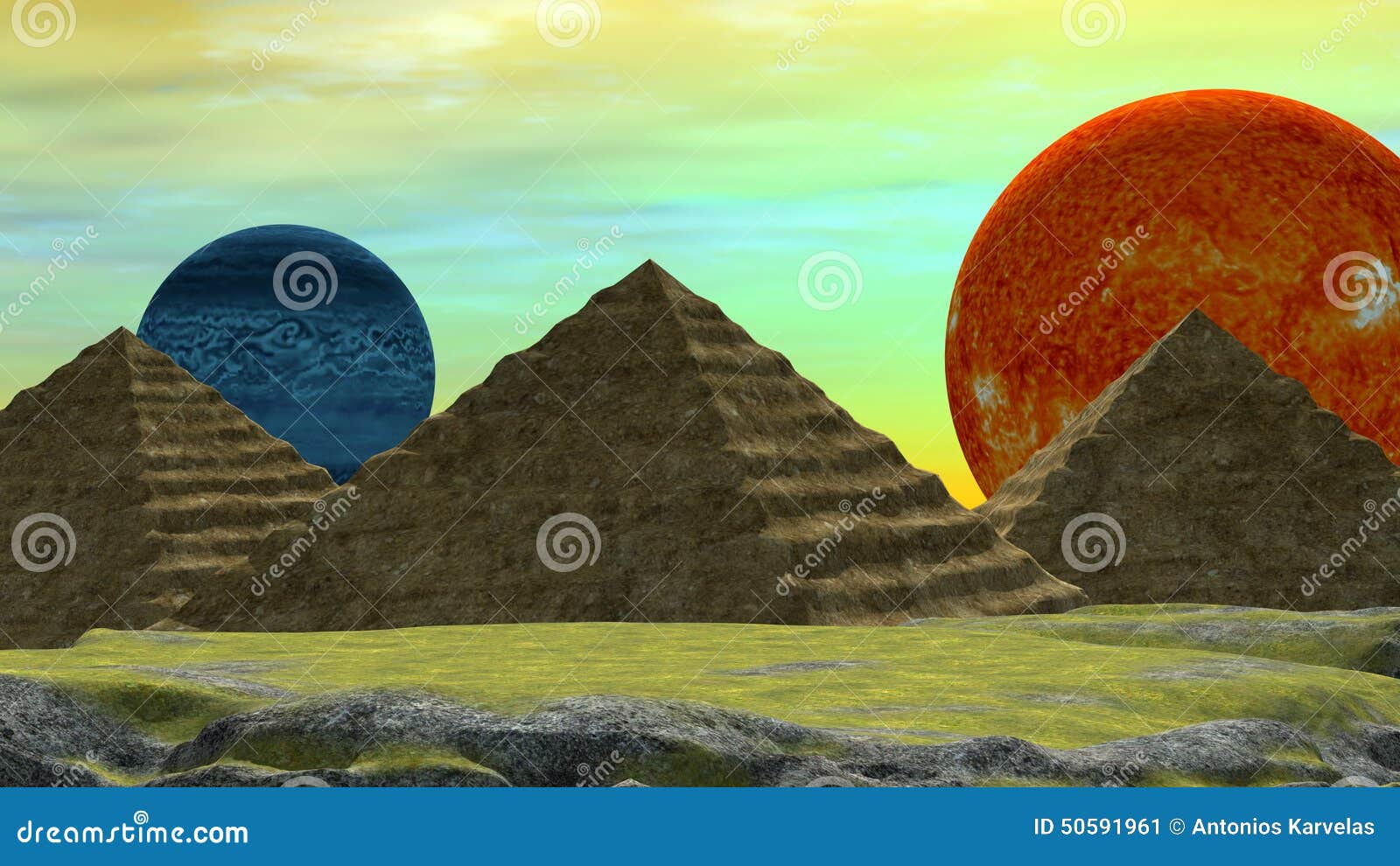 Pyramids On Different Planets
