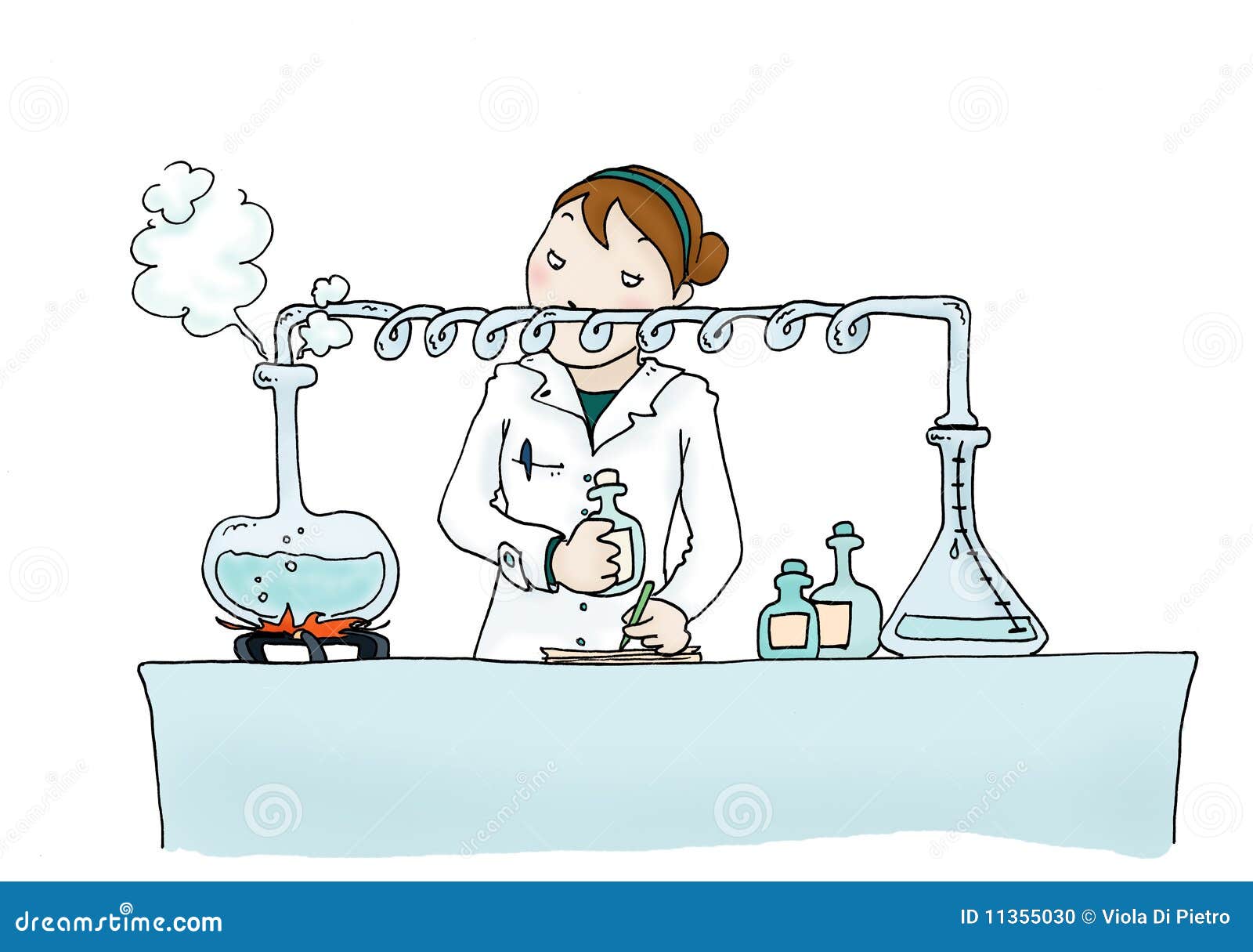 Distillation stock illustration. Illustration of chemical - 11355030