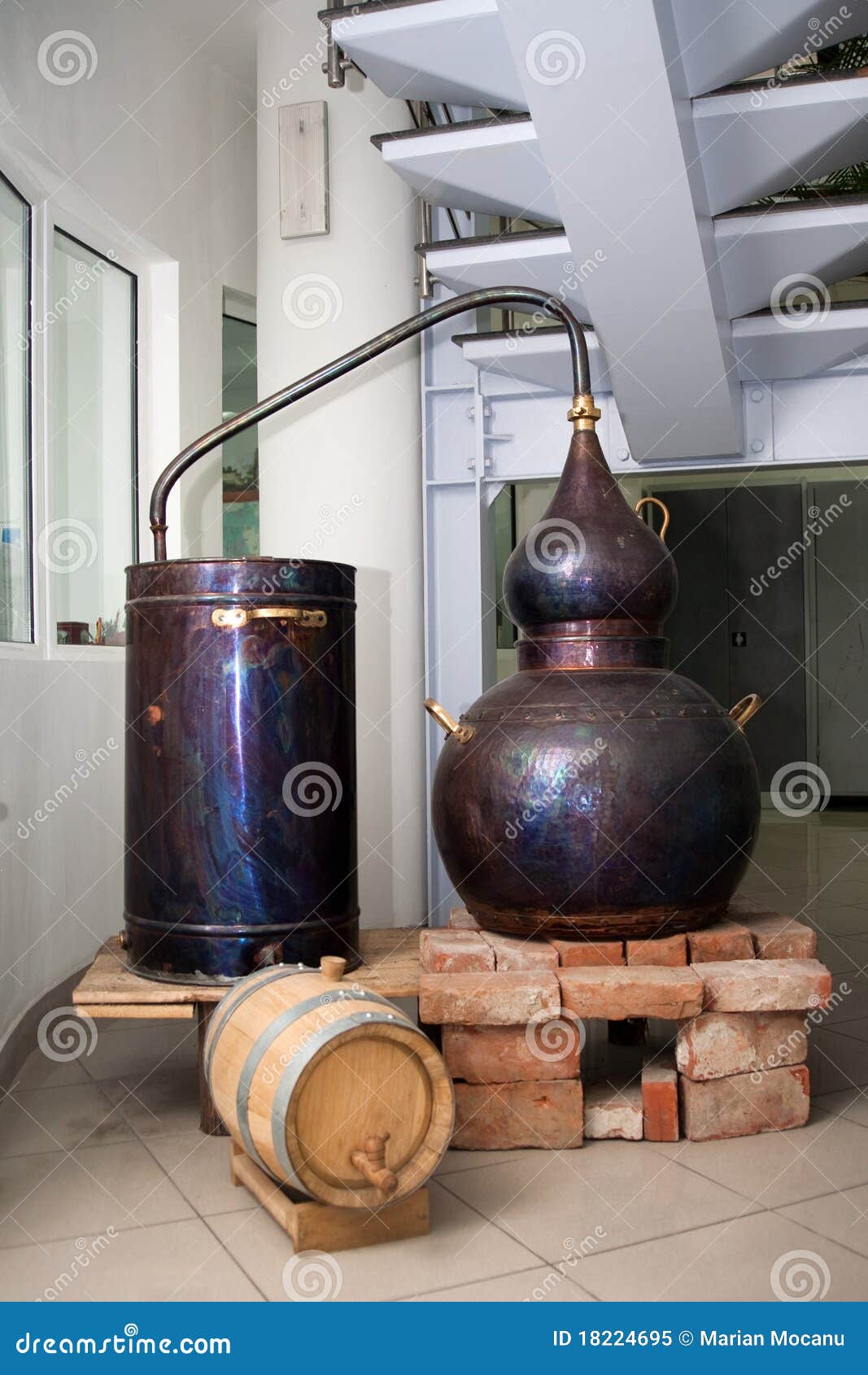 Distillation plant stock image. Image of distillation - 18224695