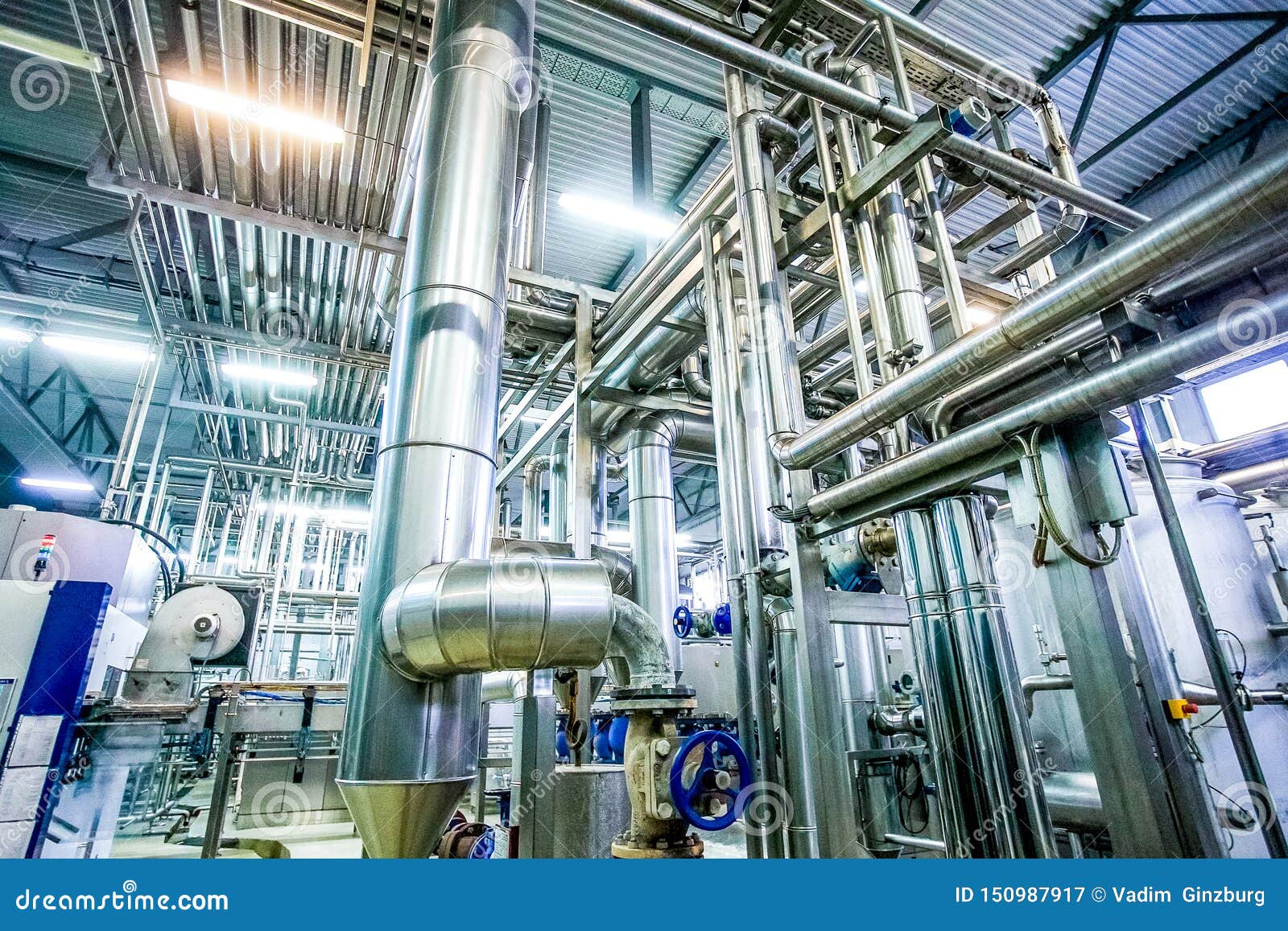 Distillation Process with Many Pipelines at the New Bright Factory ...