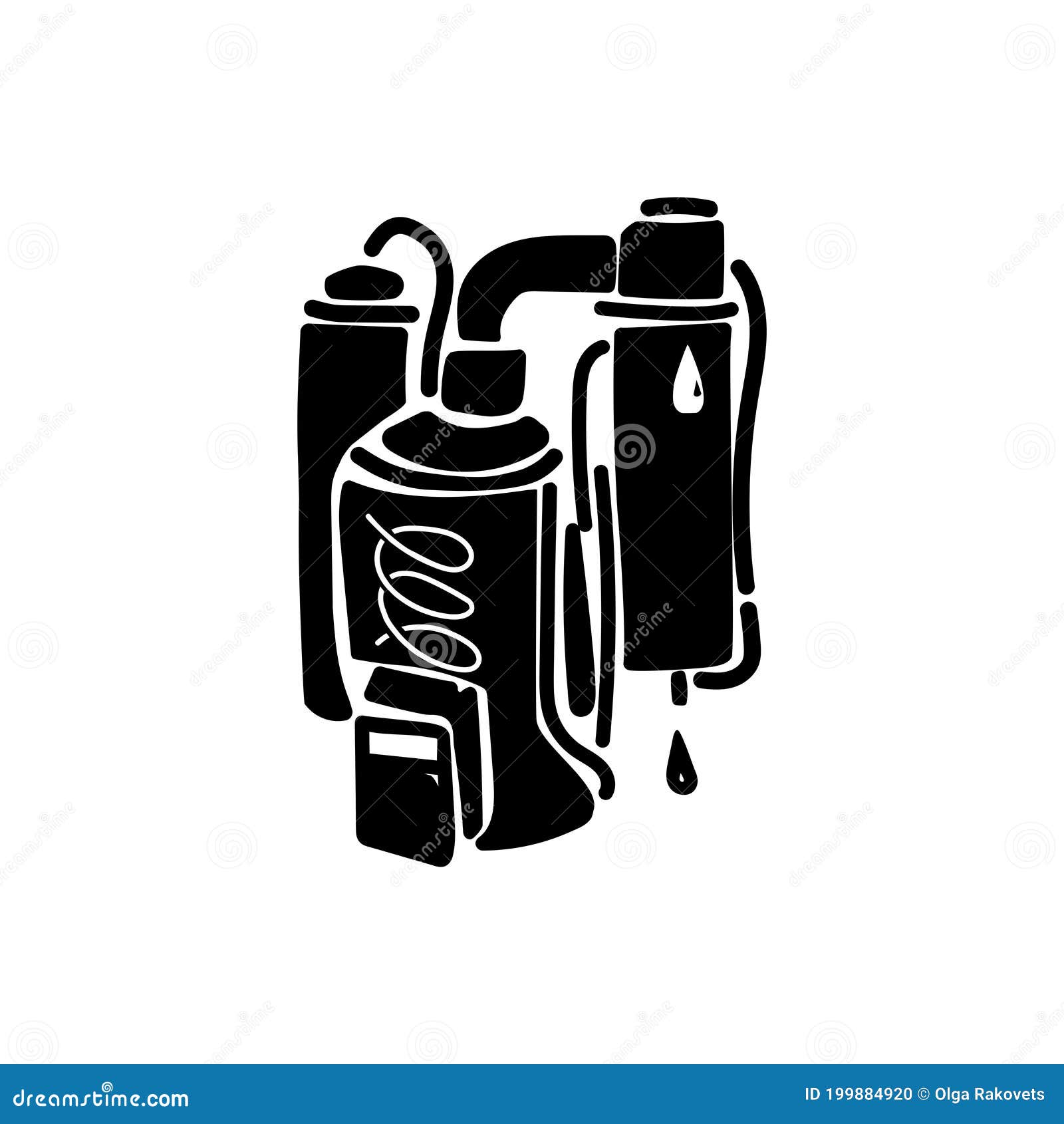 Distiller Silhouette, Laboratory Device For Water Purification And ...