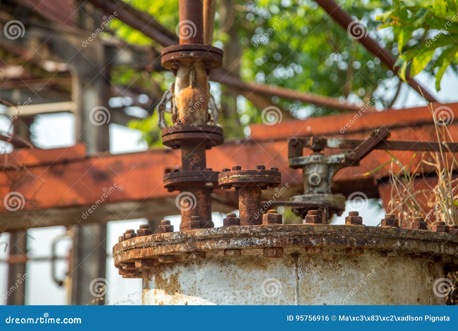 Distillery Abandoned Sugar Cane Stock Photo - Image of machine ...