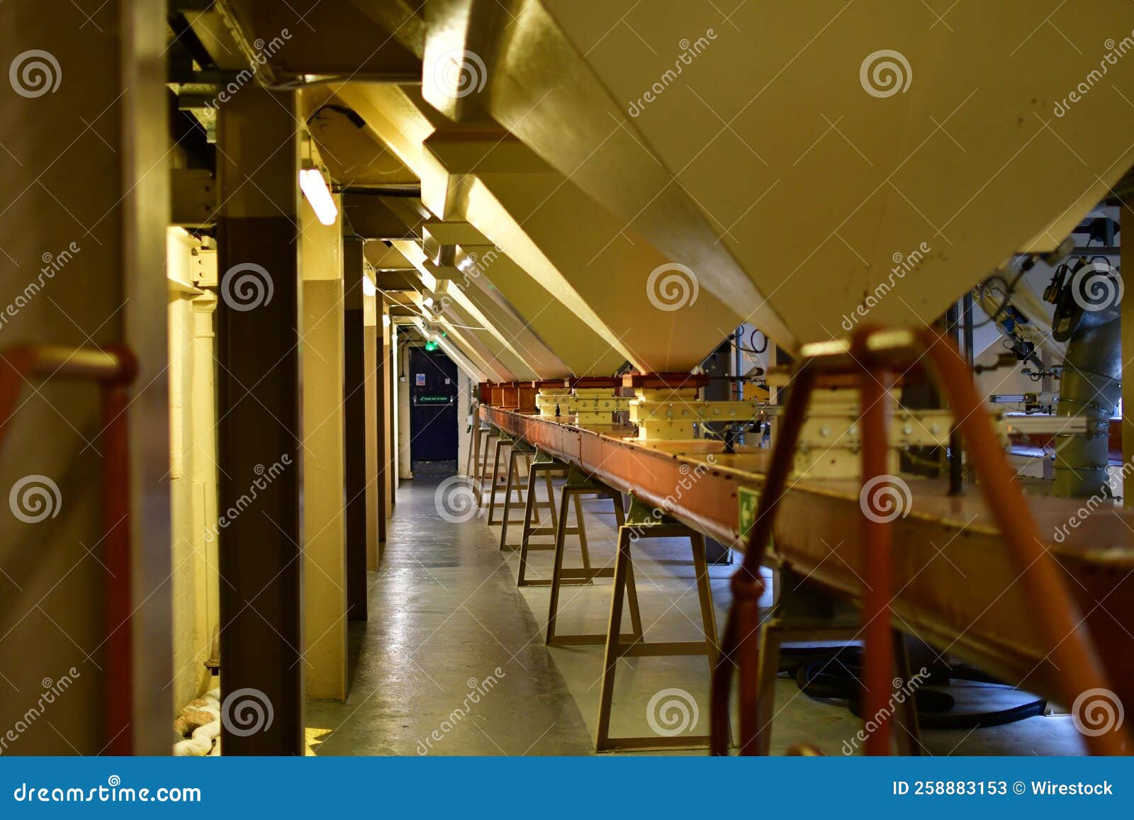 Distillery Building Hallway Tour Stock Image - Image of alcohol ...